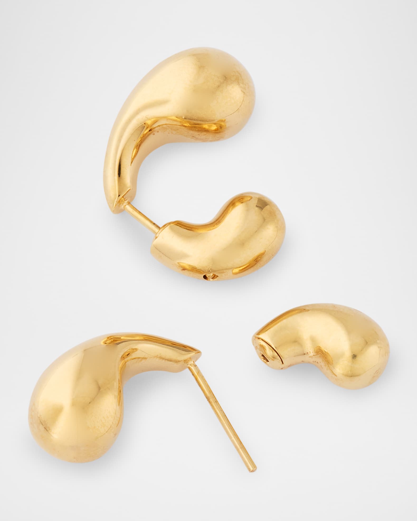 Bottega Veneta 18K Gold Finish Sterling Silver Drop Earrings | Neiman ...