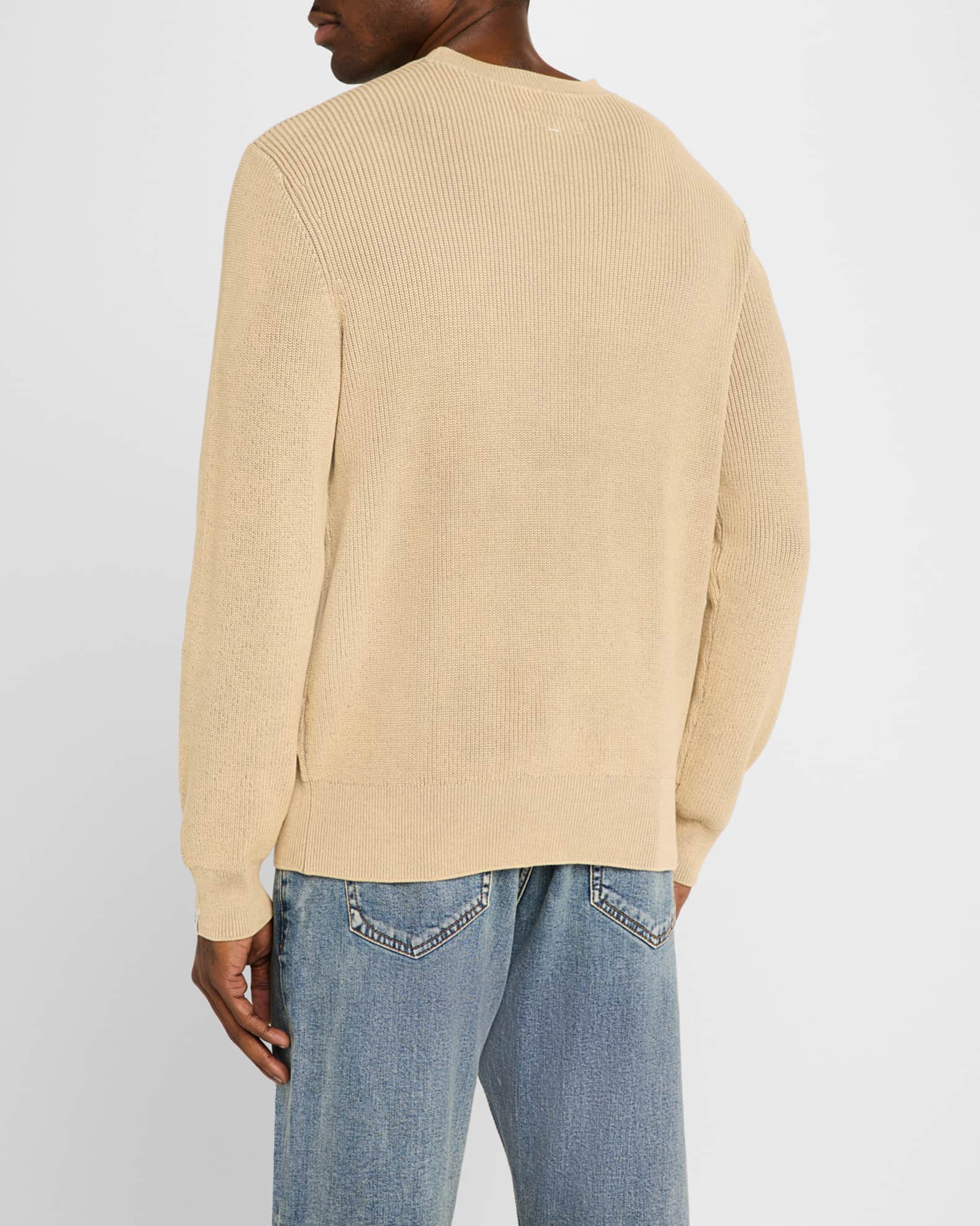 Rag & Bone Men's Dexter Acid Wash Crewneck Sweater | Neiman Marcus
