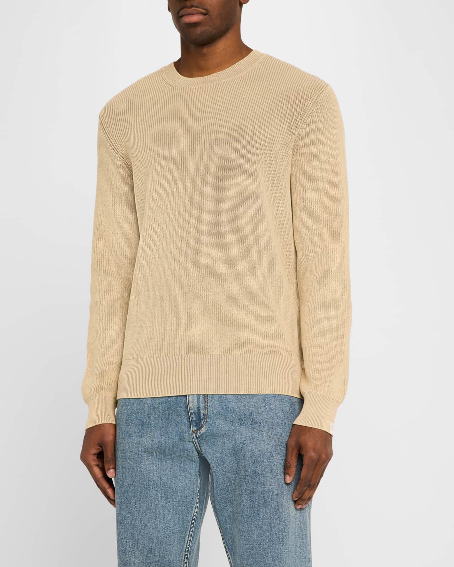 Rag & Bone Men's Dexter Acid Wash Crewneck Sweater | Neiman Marcus