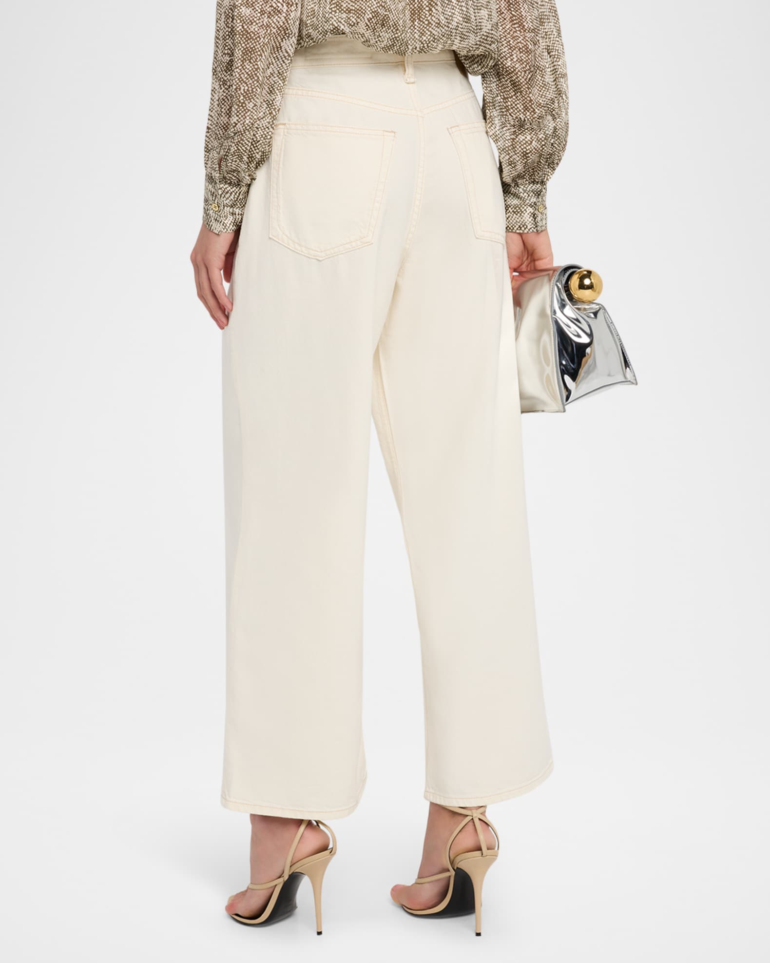 Rag & Bone Featherweight Andi High-Rise Wide-Leg Jeans | Neiman Marcus