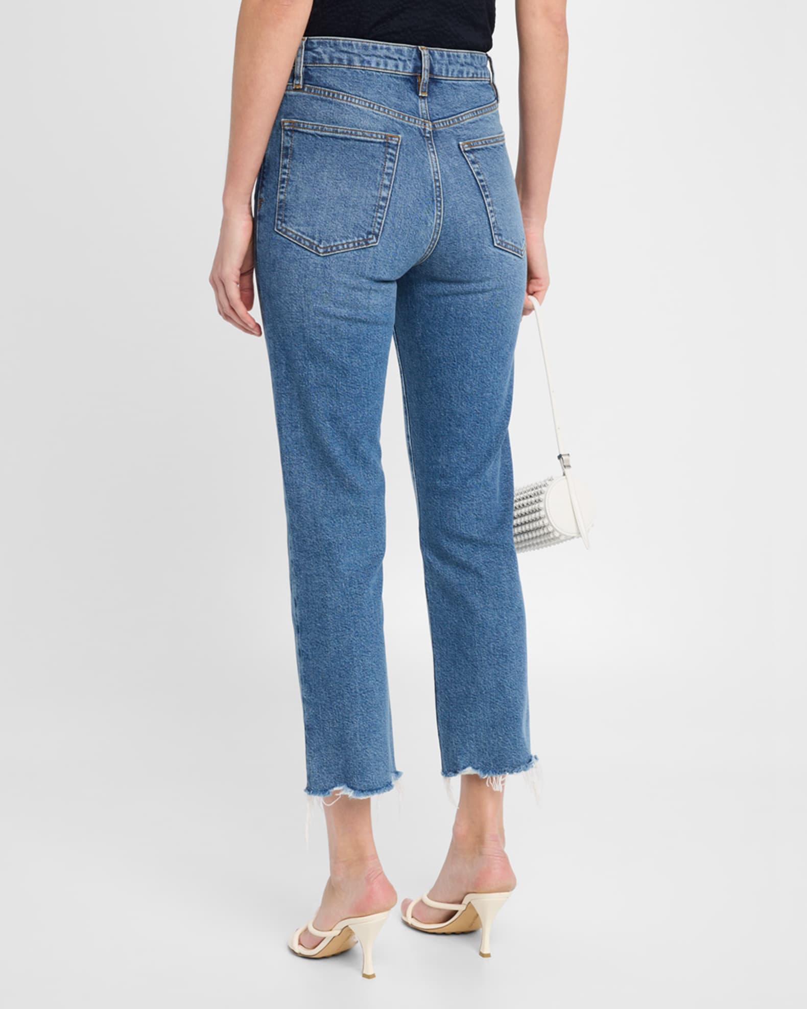 FRAME The Ruler Crop Jeans | Neiman Marcus
