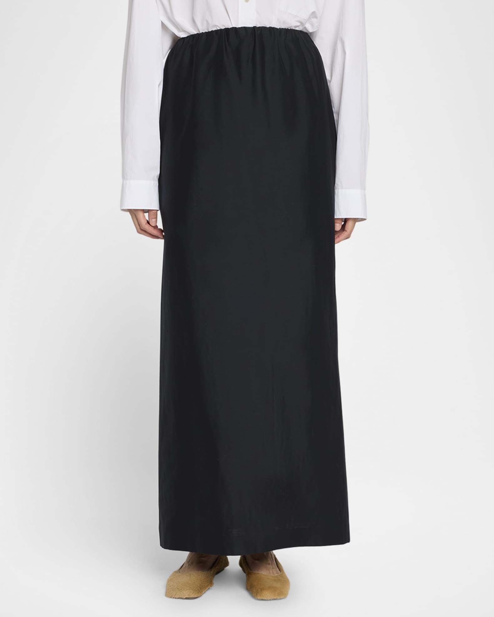 THE ROW Saul Maxi Skirt with Pockets | Neiman Marcus