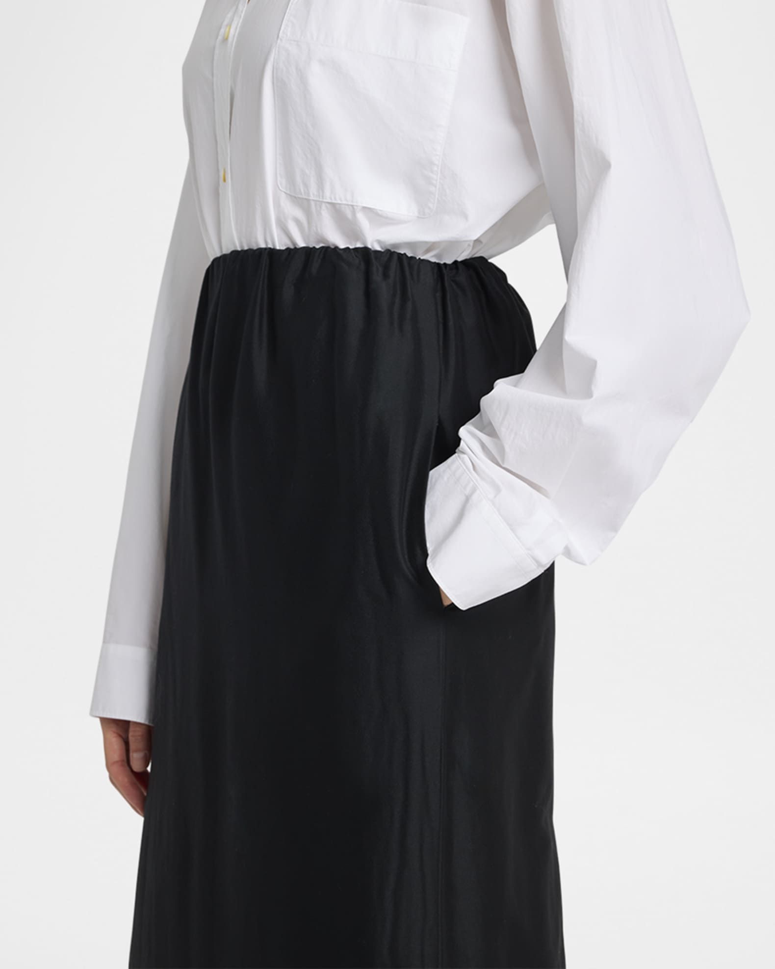 THE ROW Saul Maxi Skirt with Pockets | Neiman Marcus