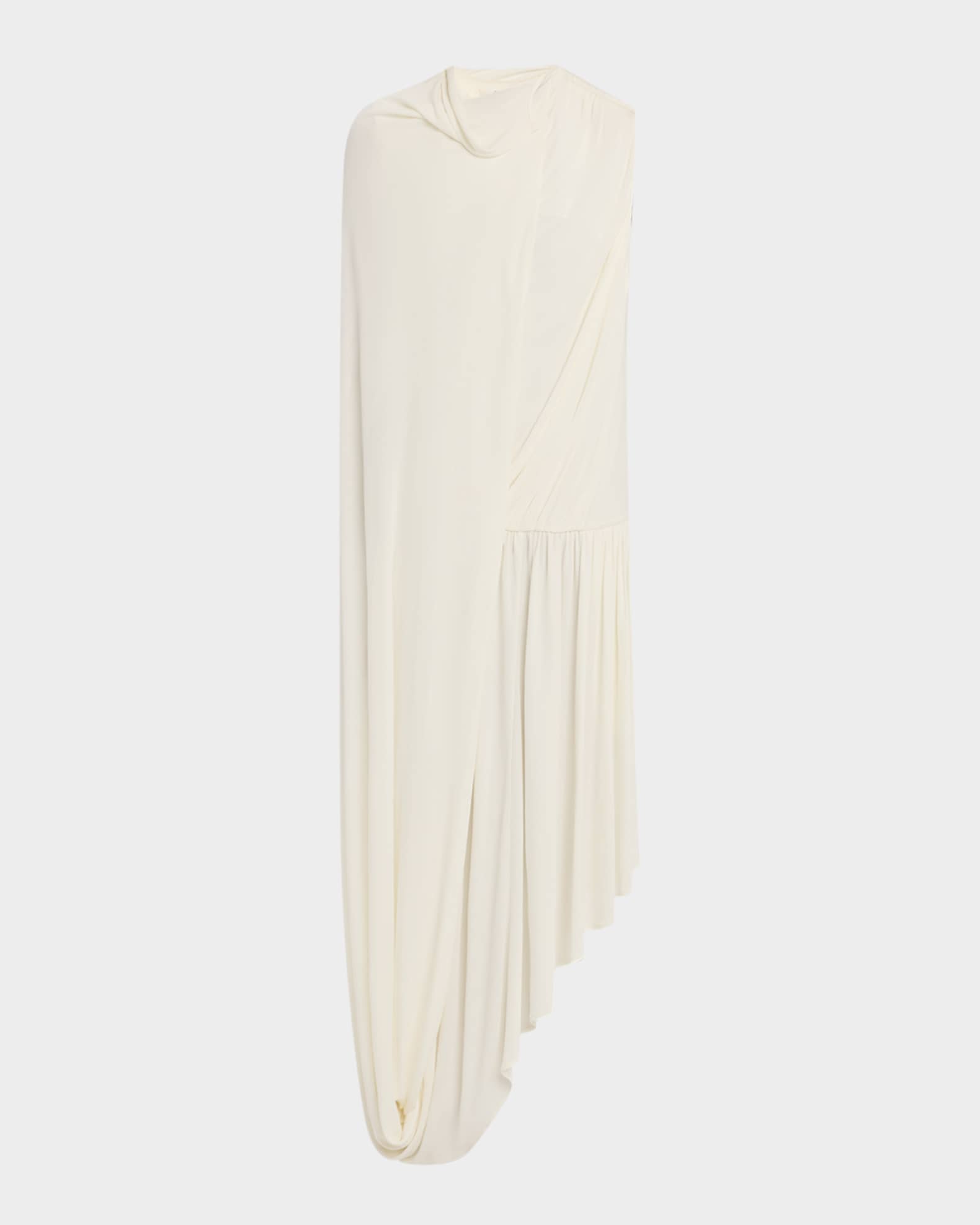 Co Jersey Draped Tail Dress | Neiman Marcus