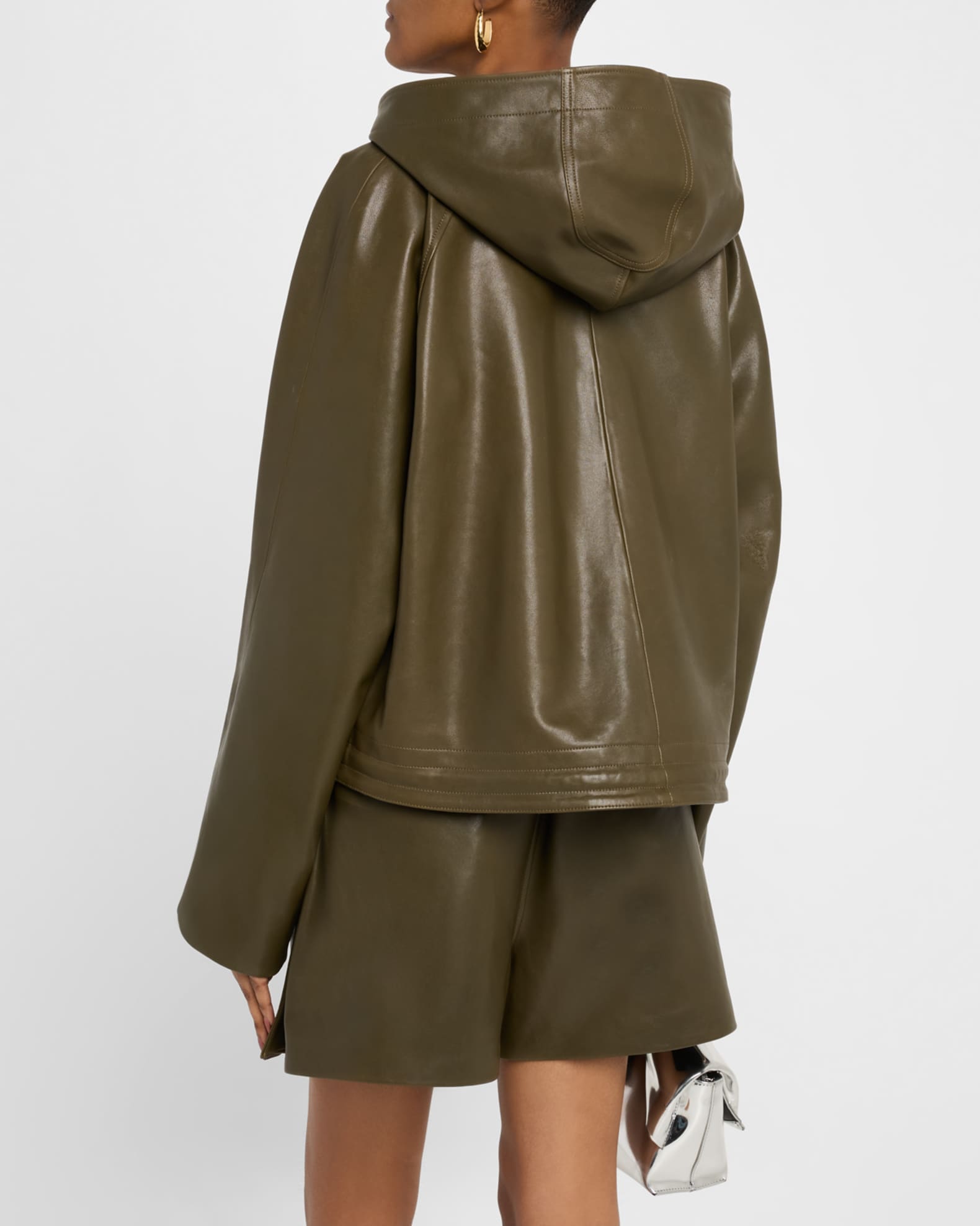 Co Leather Workwear Pullover | Neiman Marcus