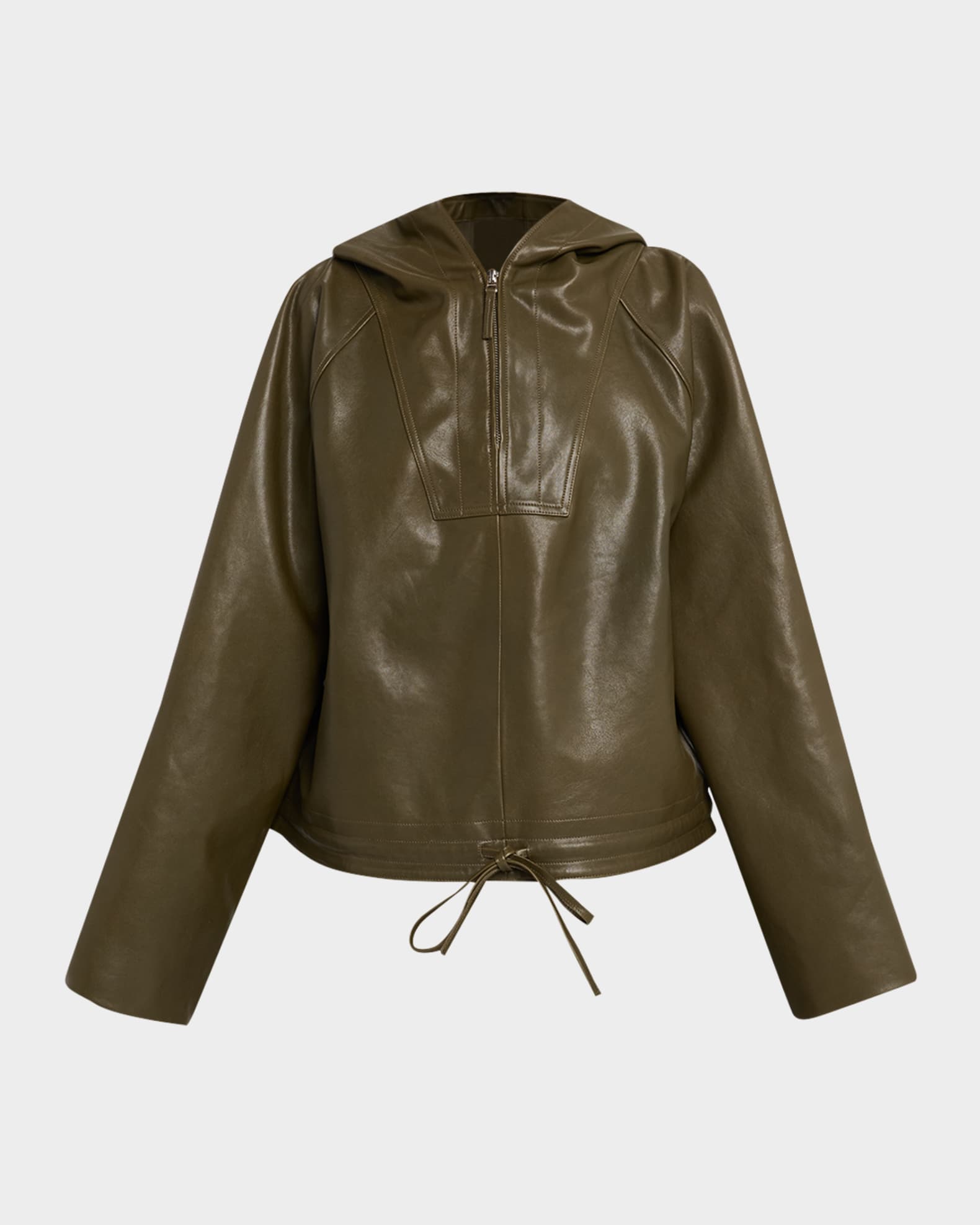 Co Leather Workwear Pullover | Neiman Marcus
