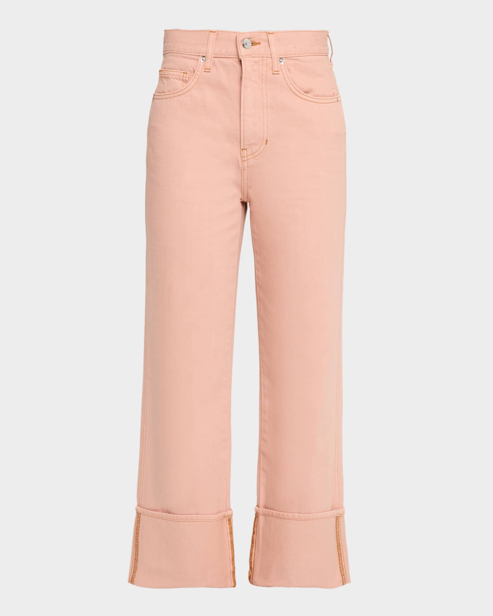 Veronica Beard Dylan High-Rise Straight Ankle Jeans | Neiman Marcus