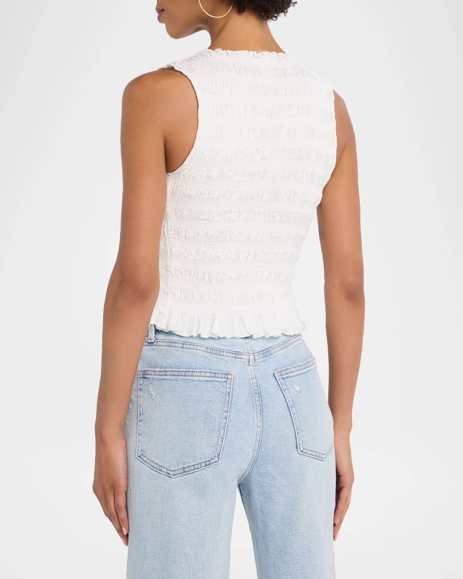 PISTOLA Phoebe Smocked Tank Top | Neiman Marcus