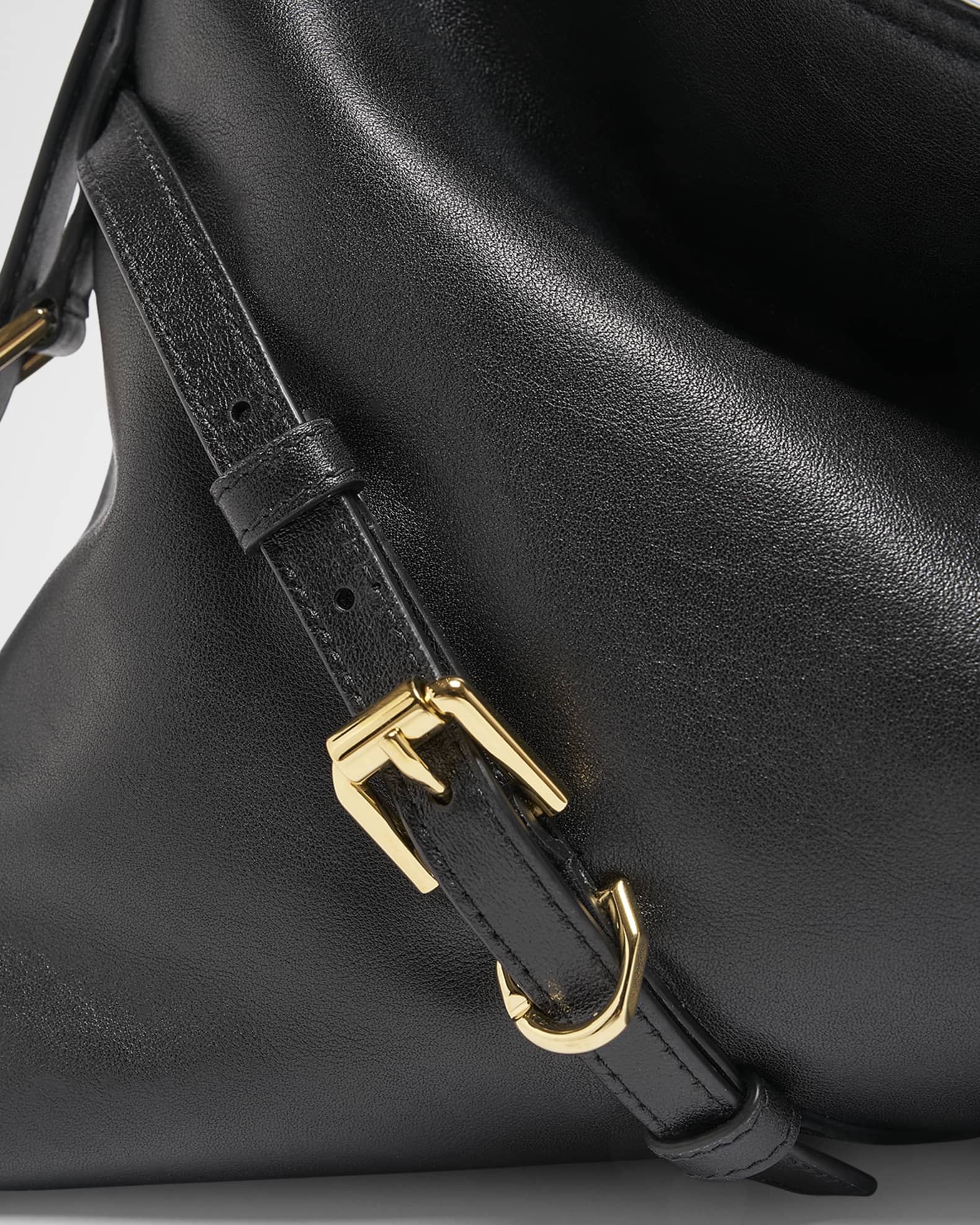 Givenchy Voyou Medium Shoulder Bag in Shiny Leather | Neiman Marcus