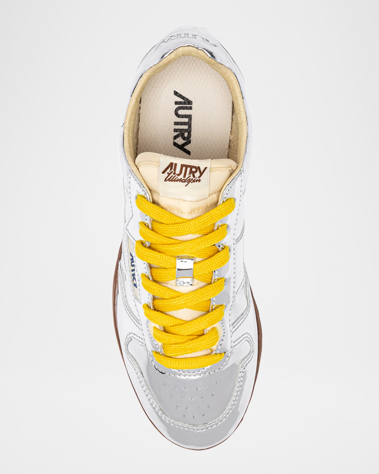 AUTRY Windspin Retro Metallic Runner Sneakers | Neiman Marcus