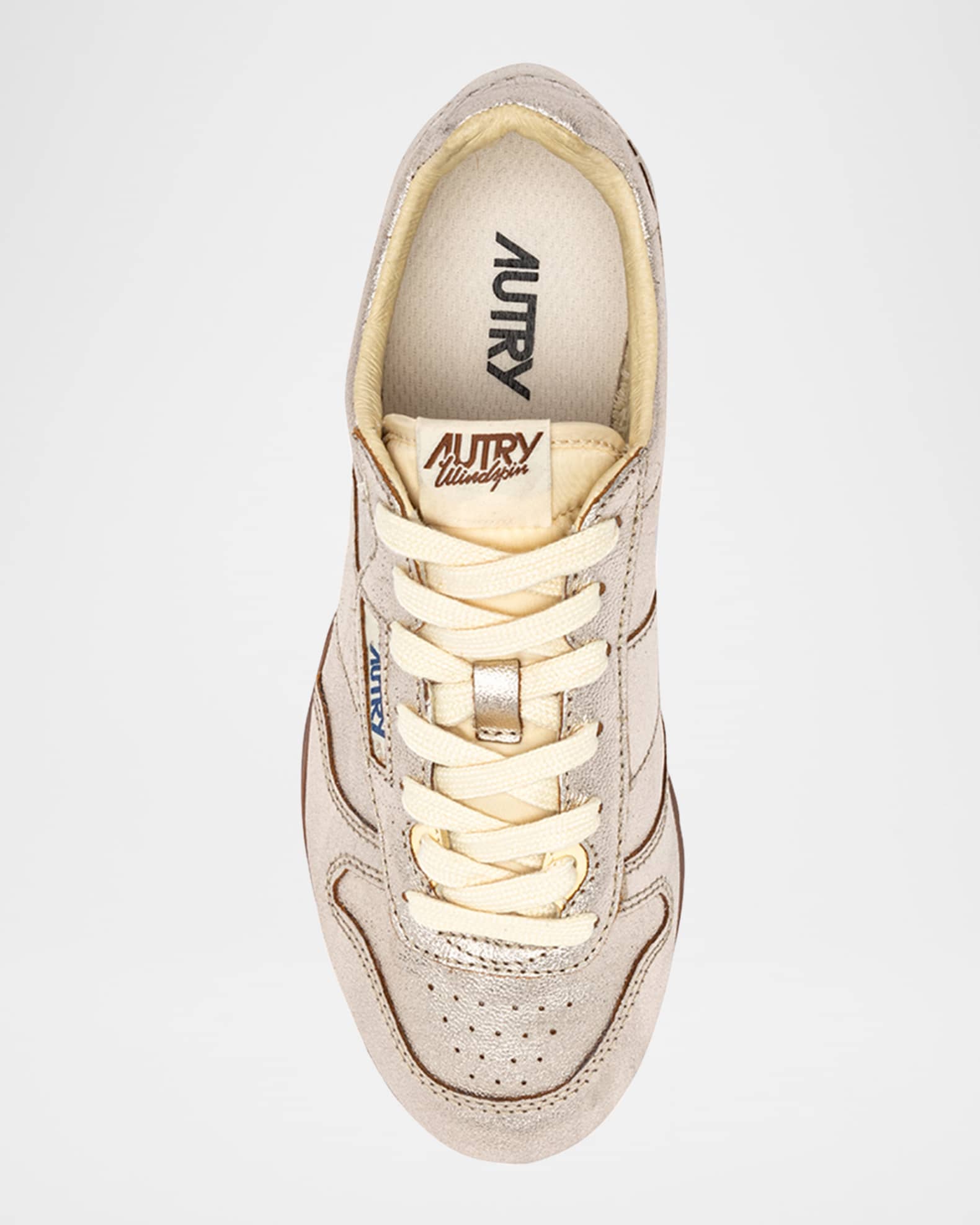 AUTRY Windspin Retro Metallic Runner Sneakers | Neiman Marcus