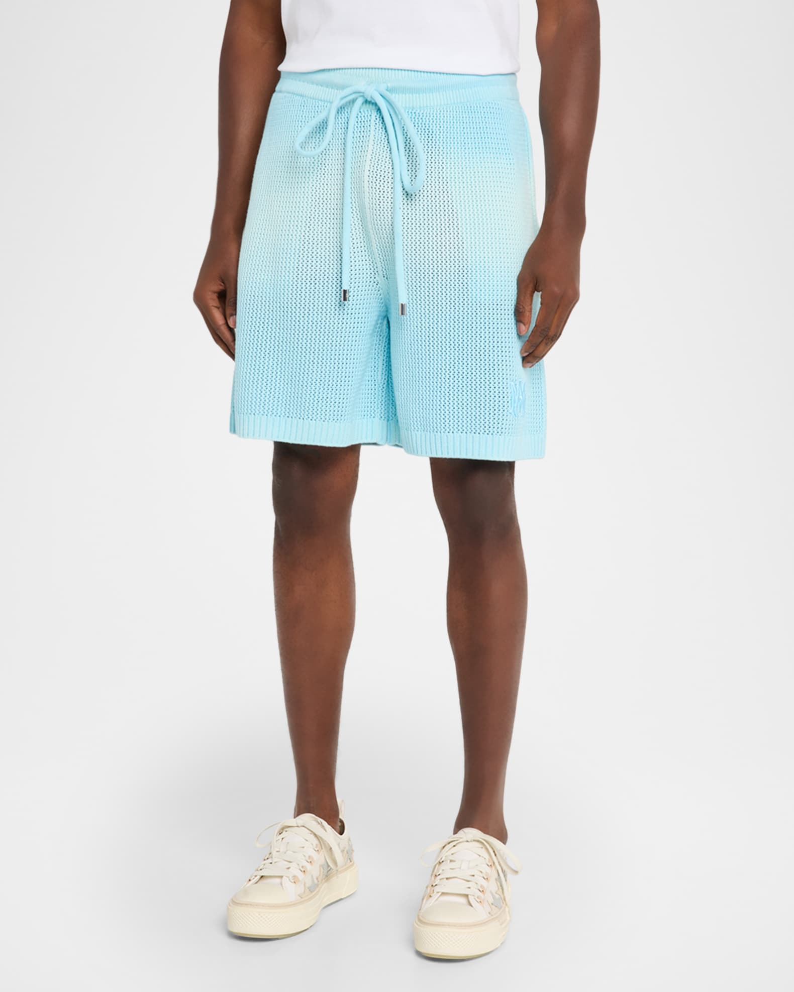 Amiri Men's Cotton Knit Drawstring Shorts | Neiman Marcus