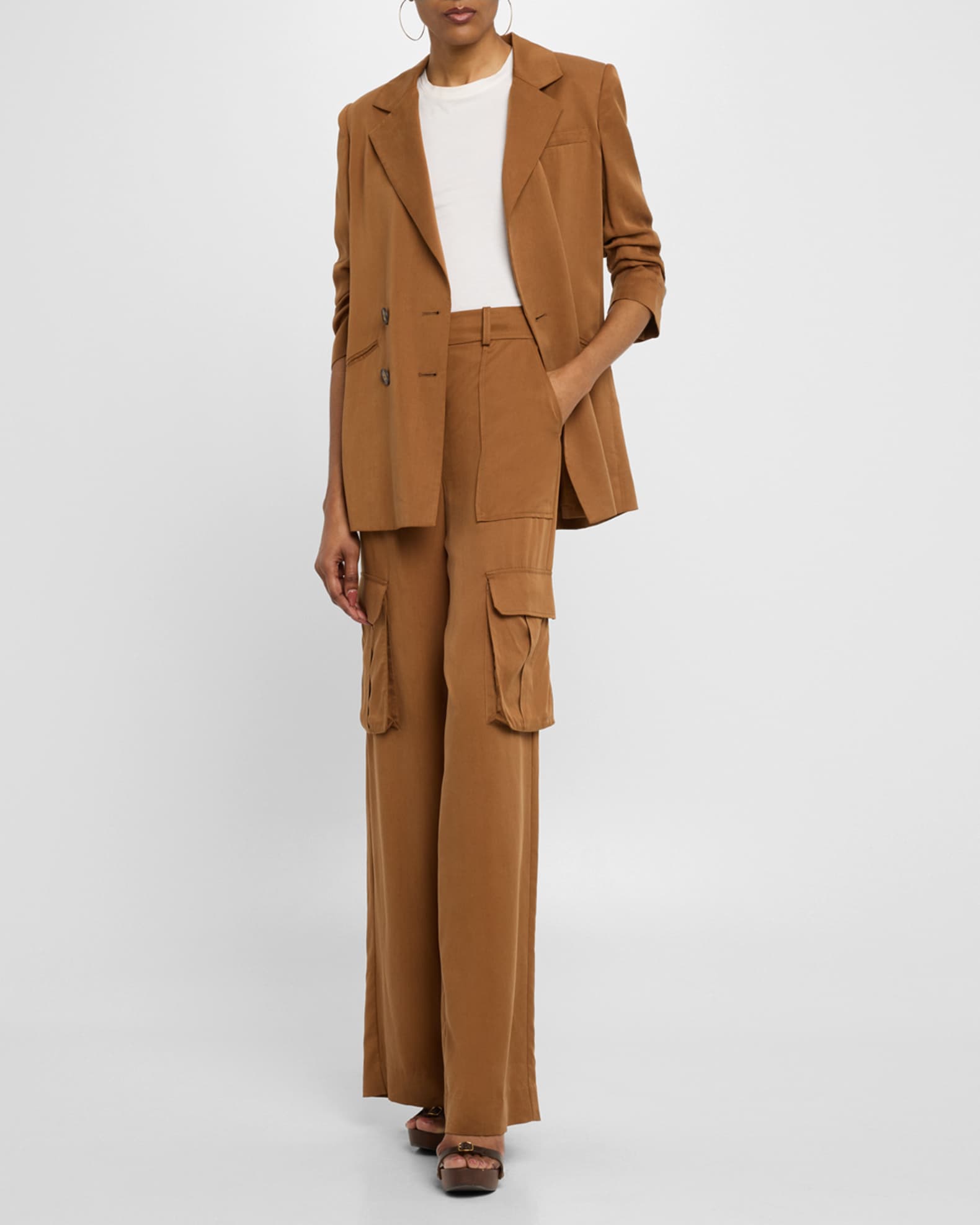 Veronica Beard Saul Cargo Pants | Neiman Marcus
