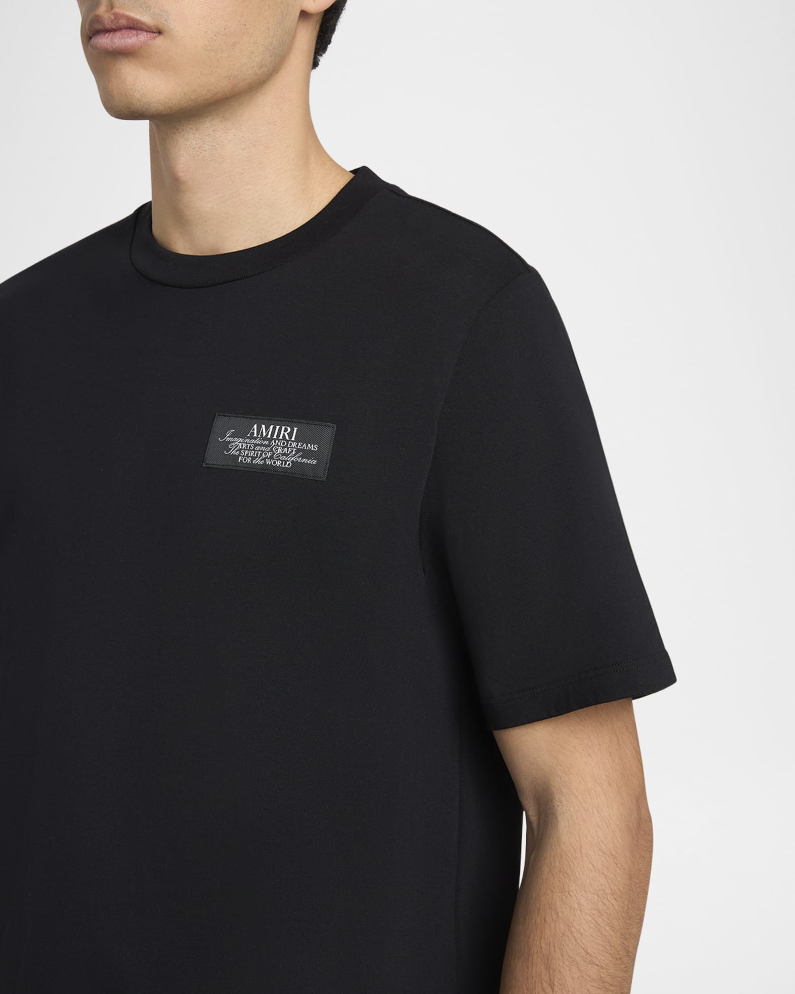 Amiri Men's Label Cotton T-Shirt | Neiman Marcus