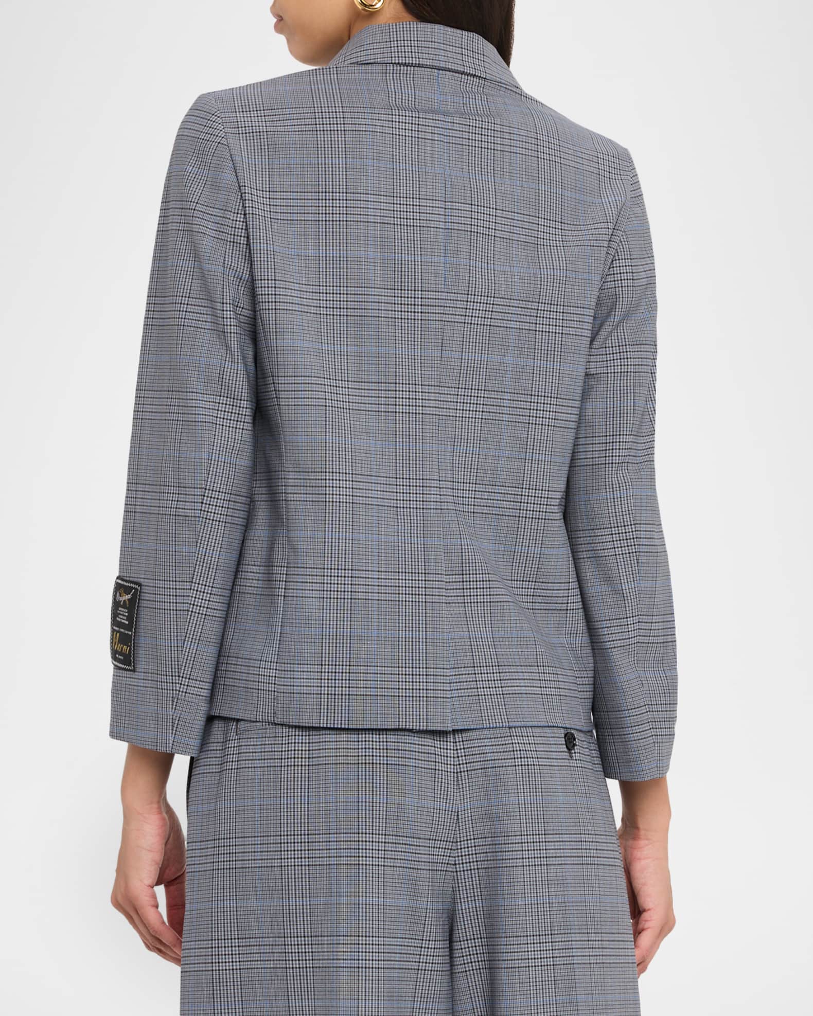 Marni Check Single-Breasted Jacket | Neiman Marcus