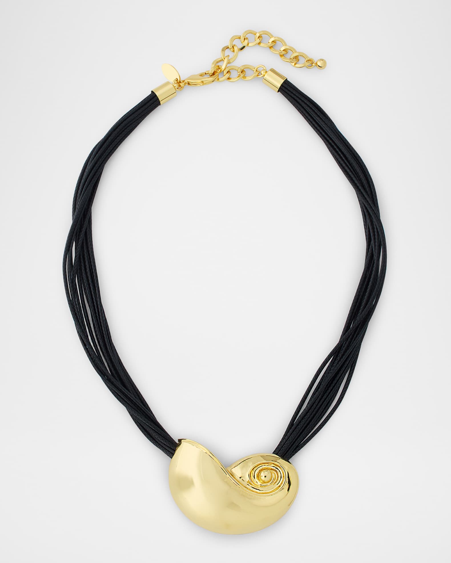 Kenneth Jay Lane Multi-Strand Cord Seashell Pendant Necklace | Neiman ...