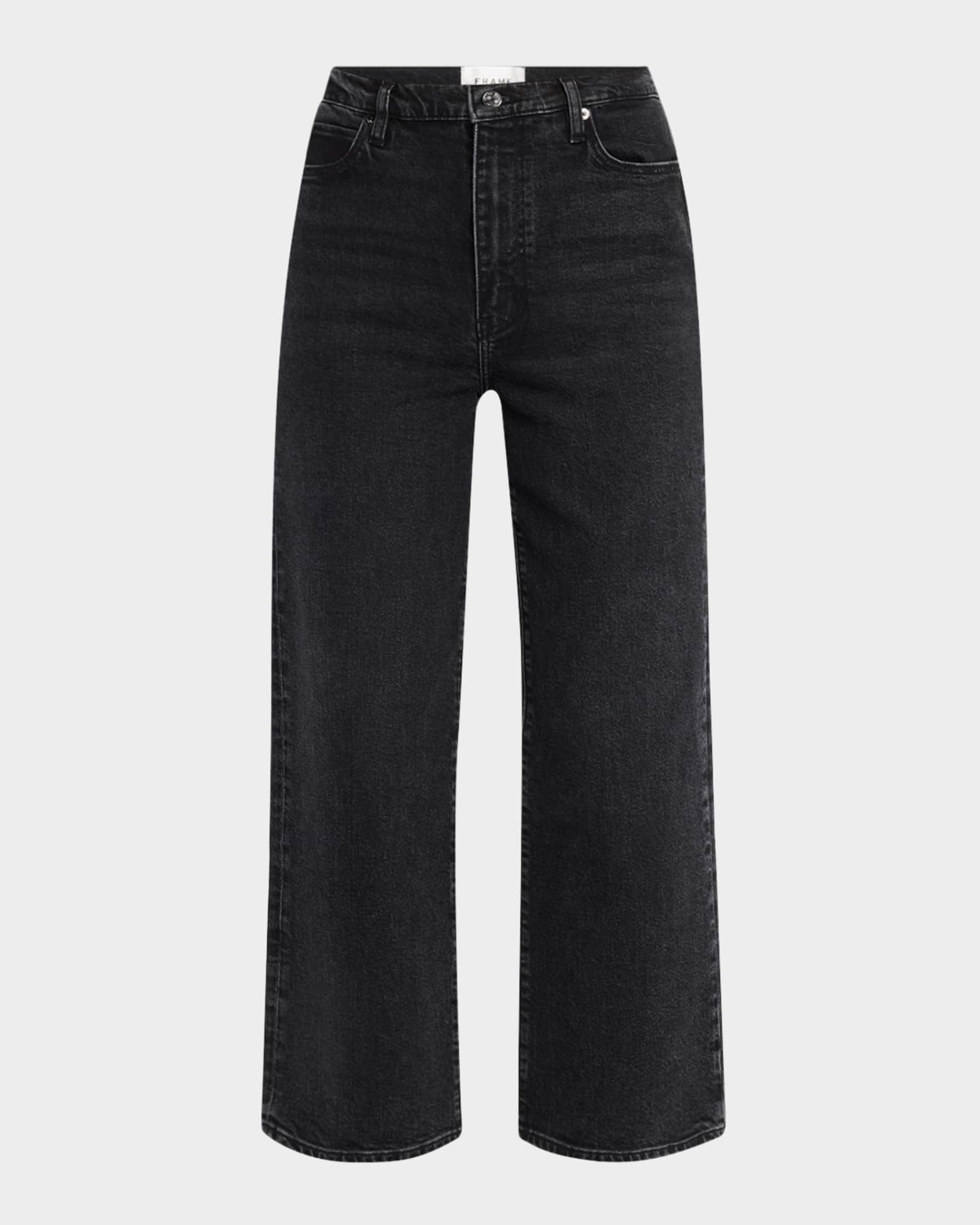 FRAME The Wide Crop Jeans | Neiman Marcus