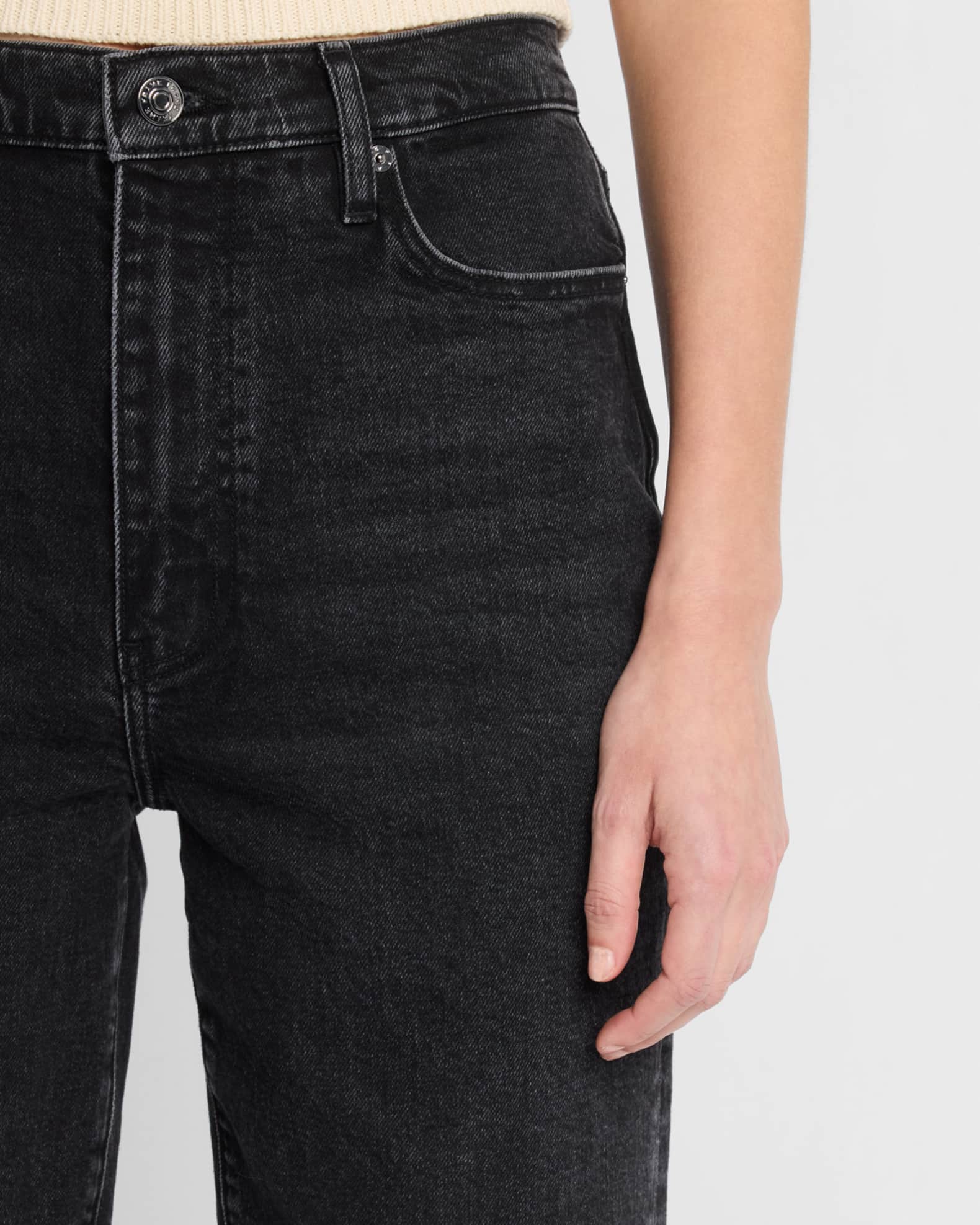 FRAME The Wide Crop Jeans | Neiman Marcus