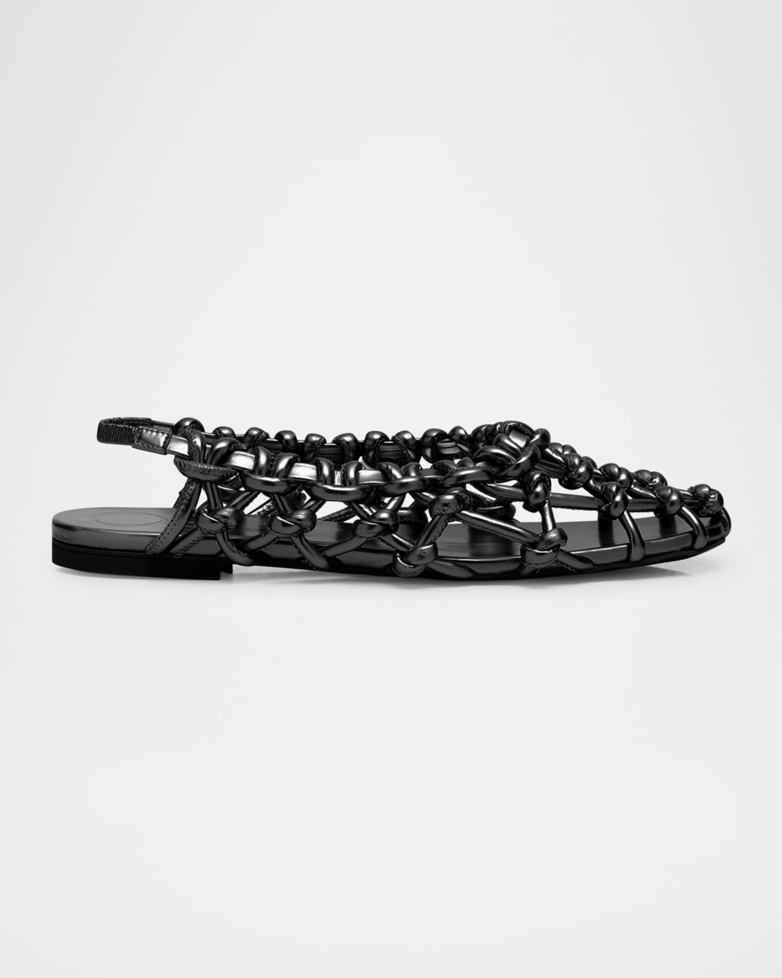 Odissi Viviane Knotted Slingback Ballerina Flats | Neiman Marcus