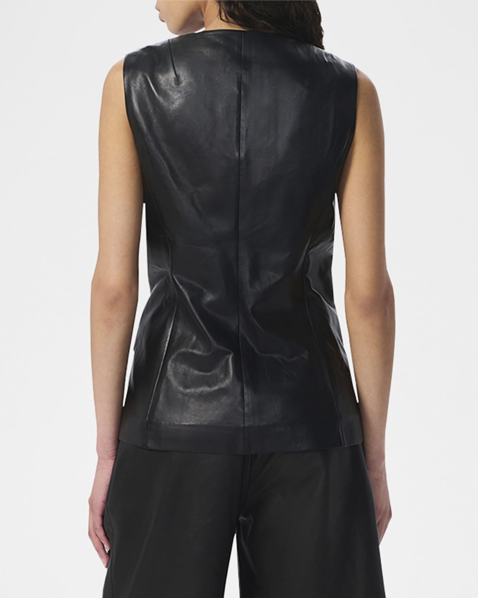 Rag & Bone Slade Leather Vest | Neiman Marcus
