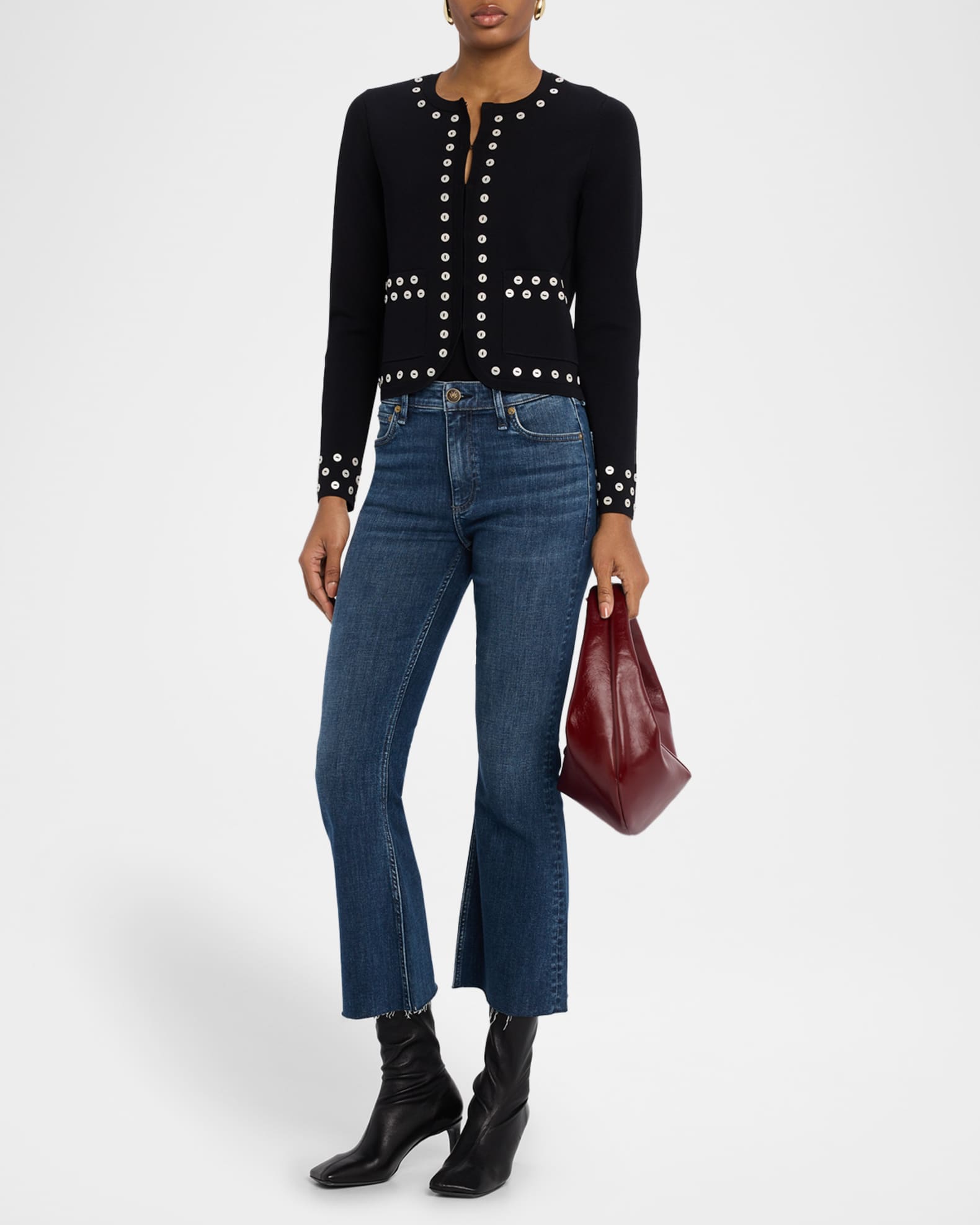 Rag & Bone Melo Embellished Cardigan | Neiman Marcus