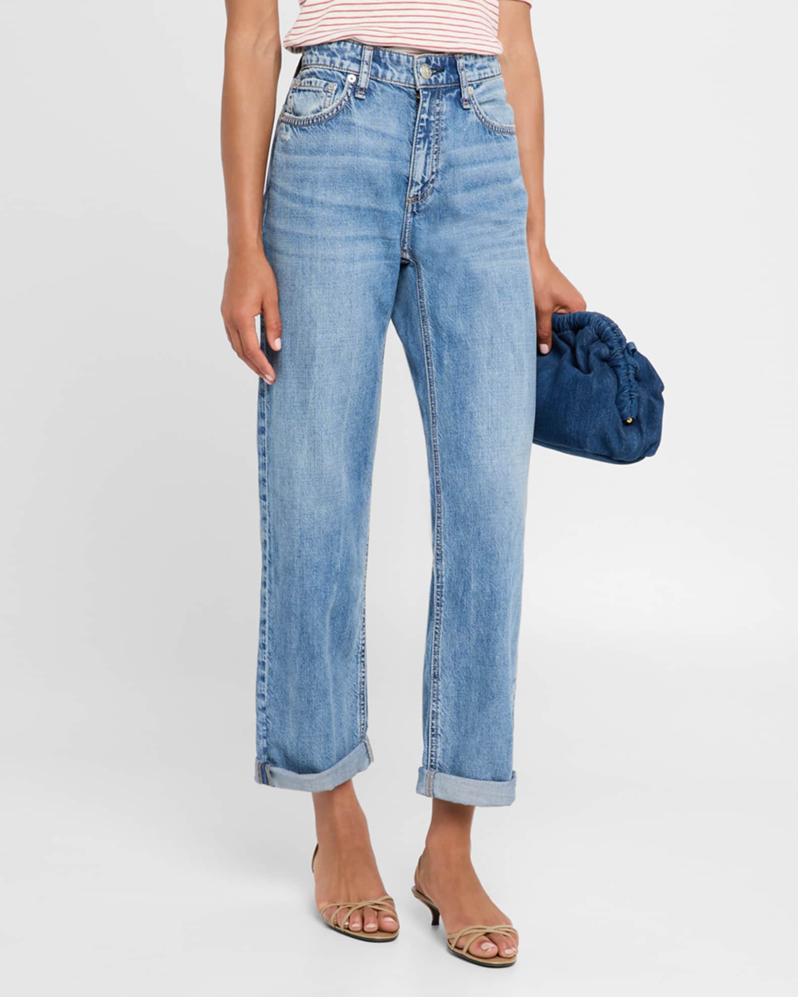 Rag & Bone Featherweight Baggy Dre Low-Rise Boyfriend Jeans | Neiman Marcus