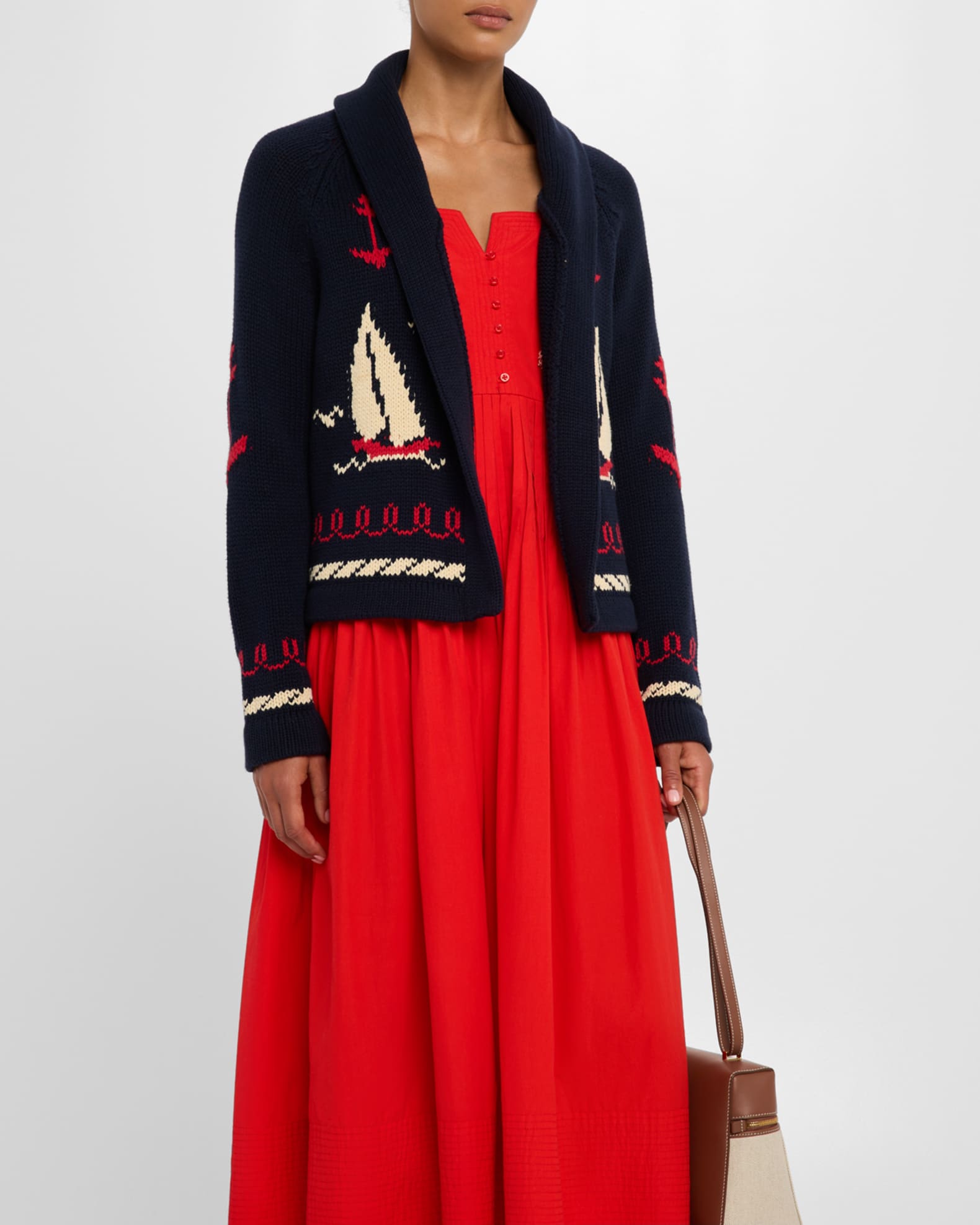 The Great Sailboat Lodge Cardigan | Neiman Marcus