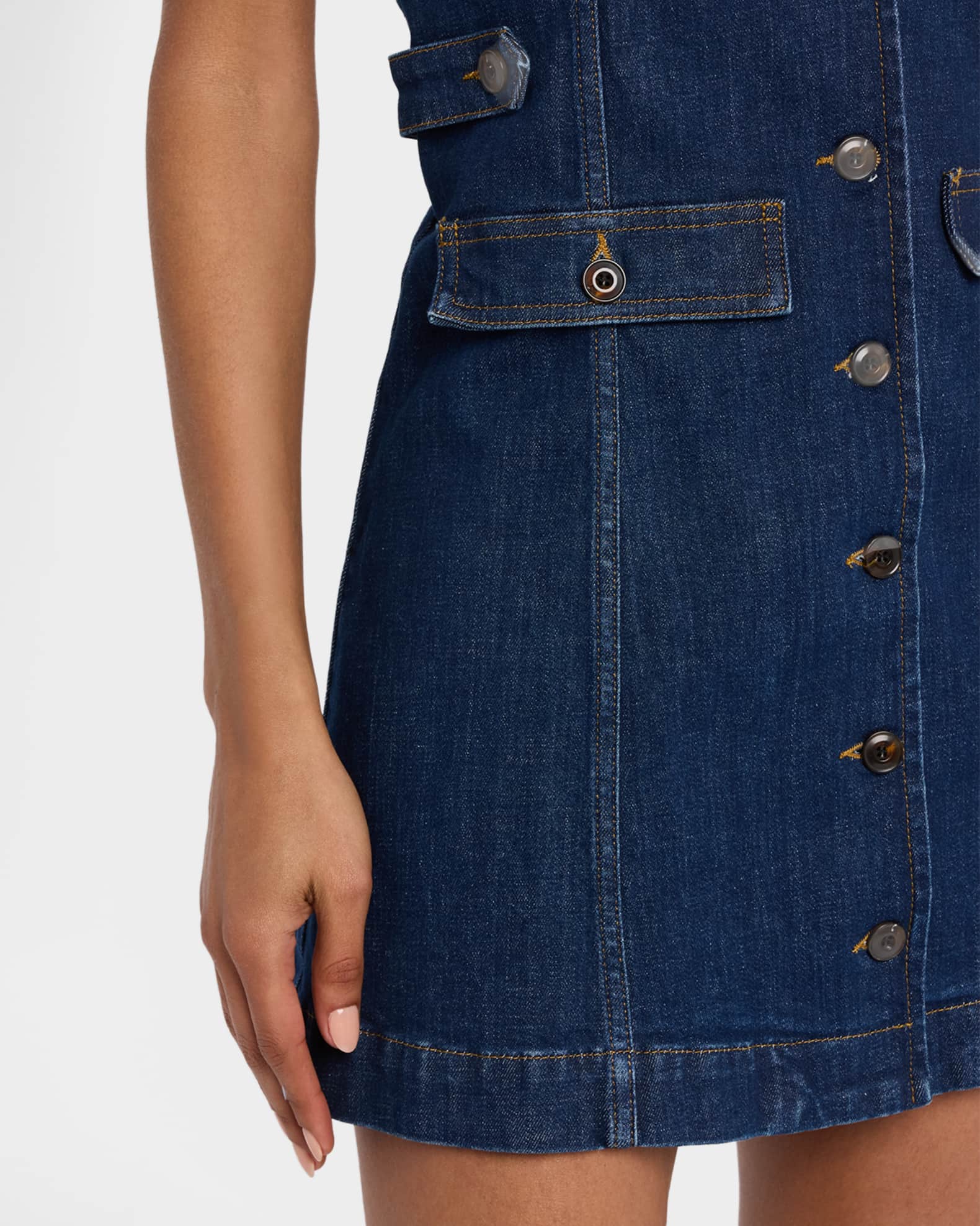 PAIGE Andria Denim Shirtdress | Neiman Marcus