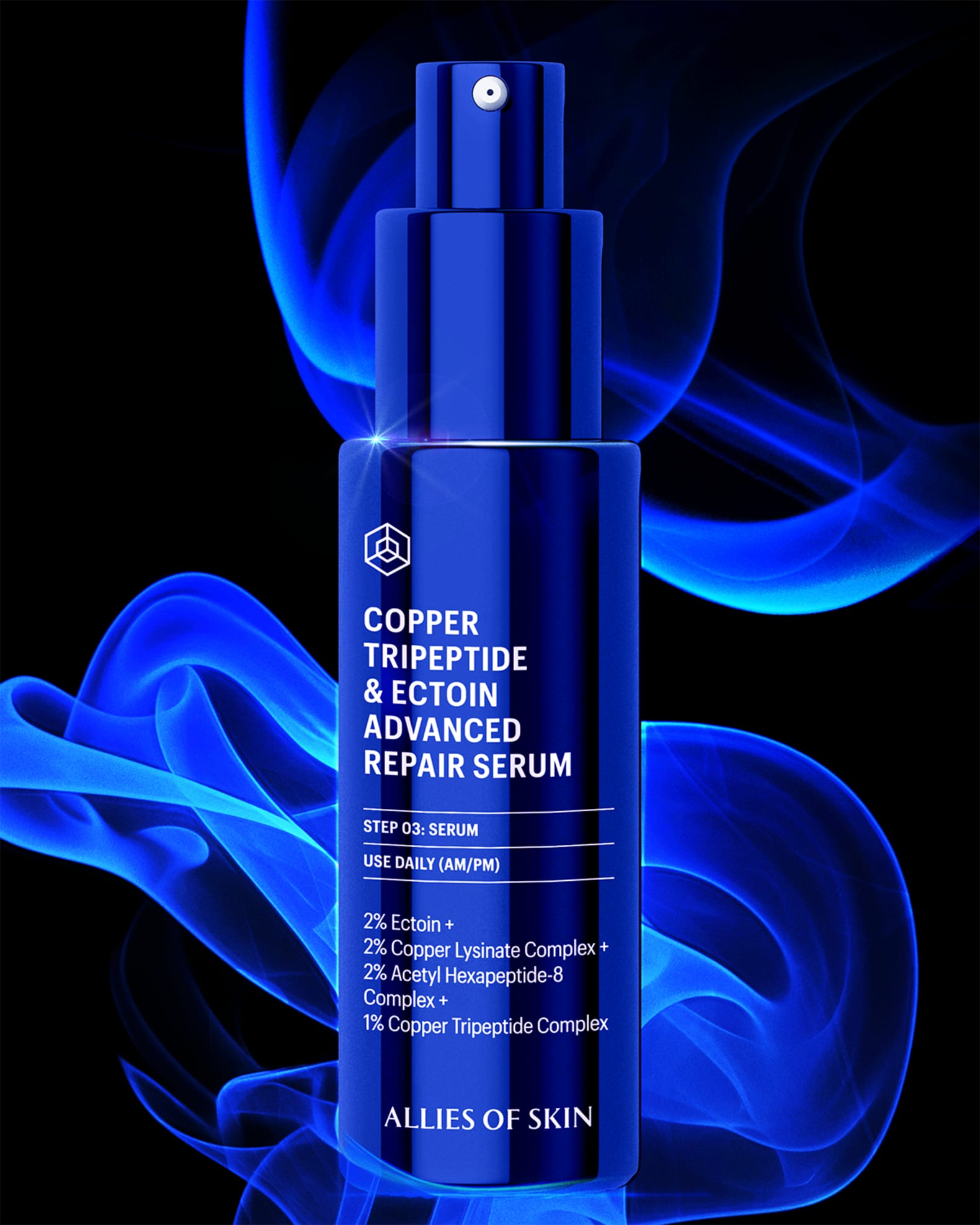 Allies of Skin Copper Tripeptide and Ectoin Advanced Repair Serum, 1.01 ...