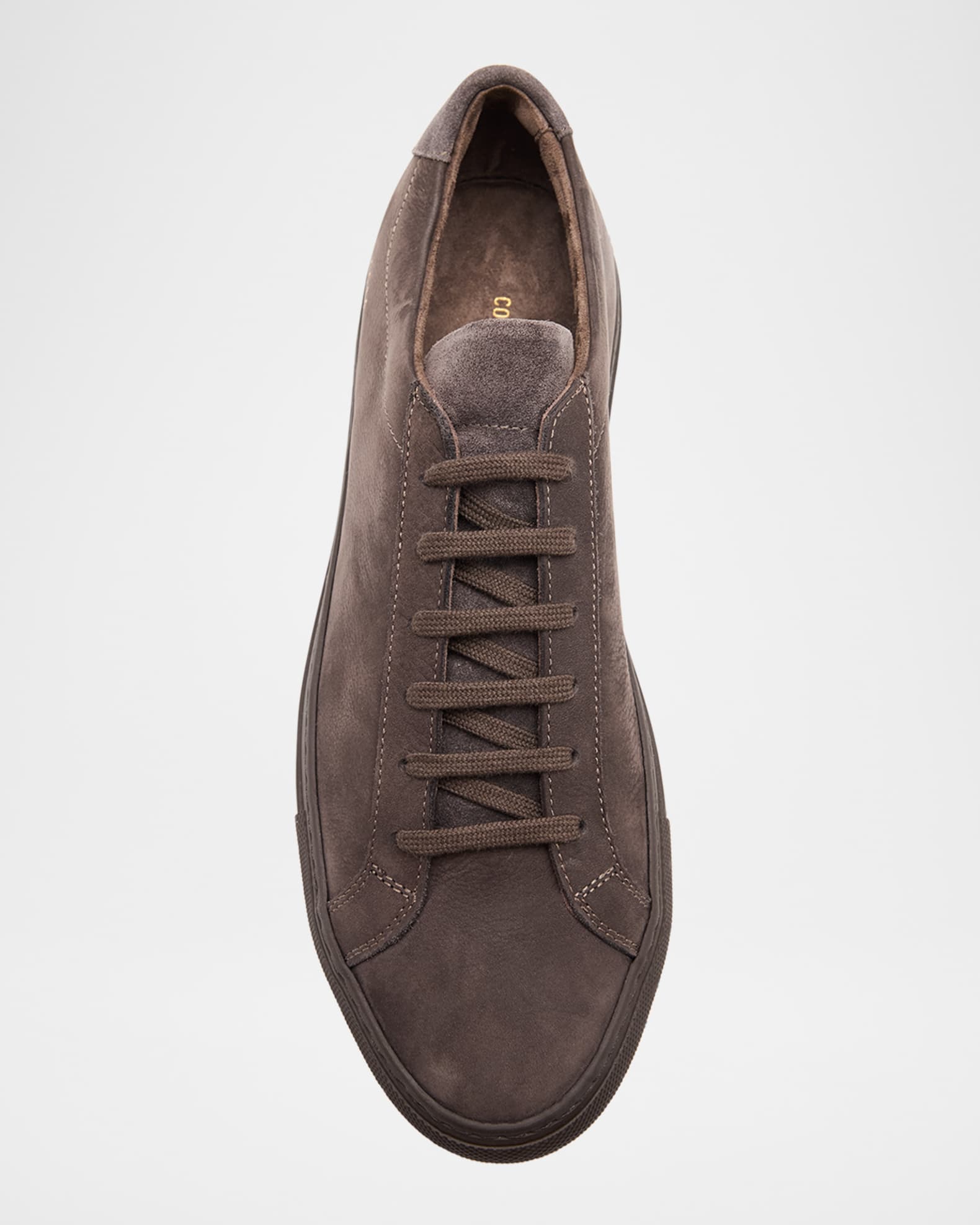 Common Projects Men's Achilles Nubuck Low-Top Sneakers | Neiman Marcus