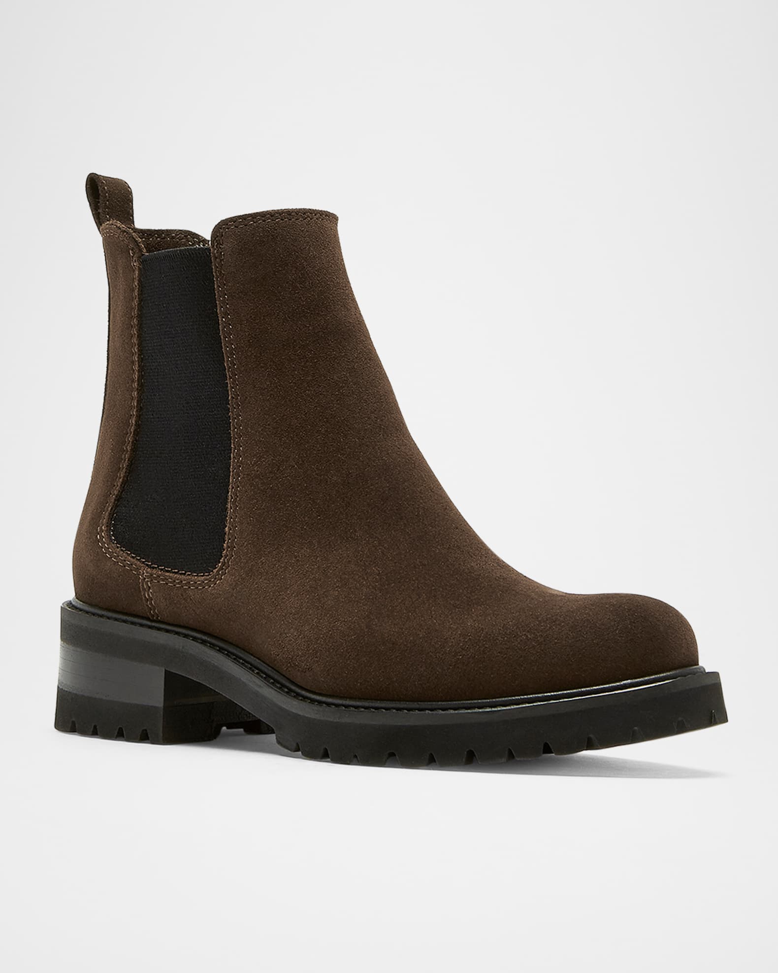 La Canadienne Cye Suede Chelsea Booties | Neiman Marcus