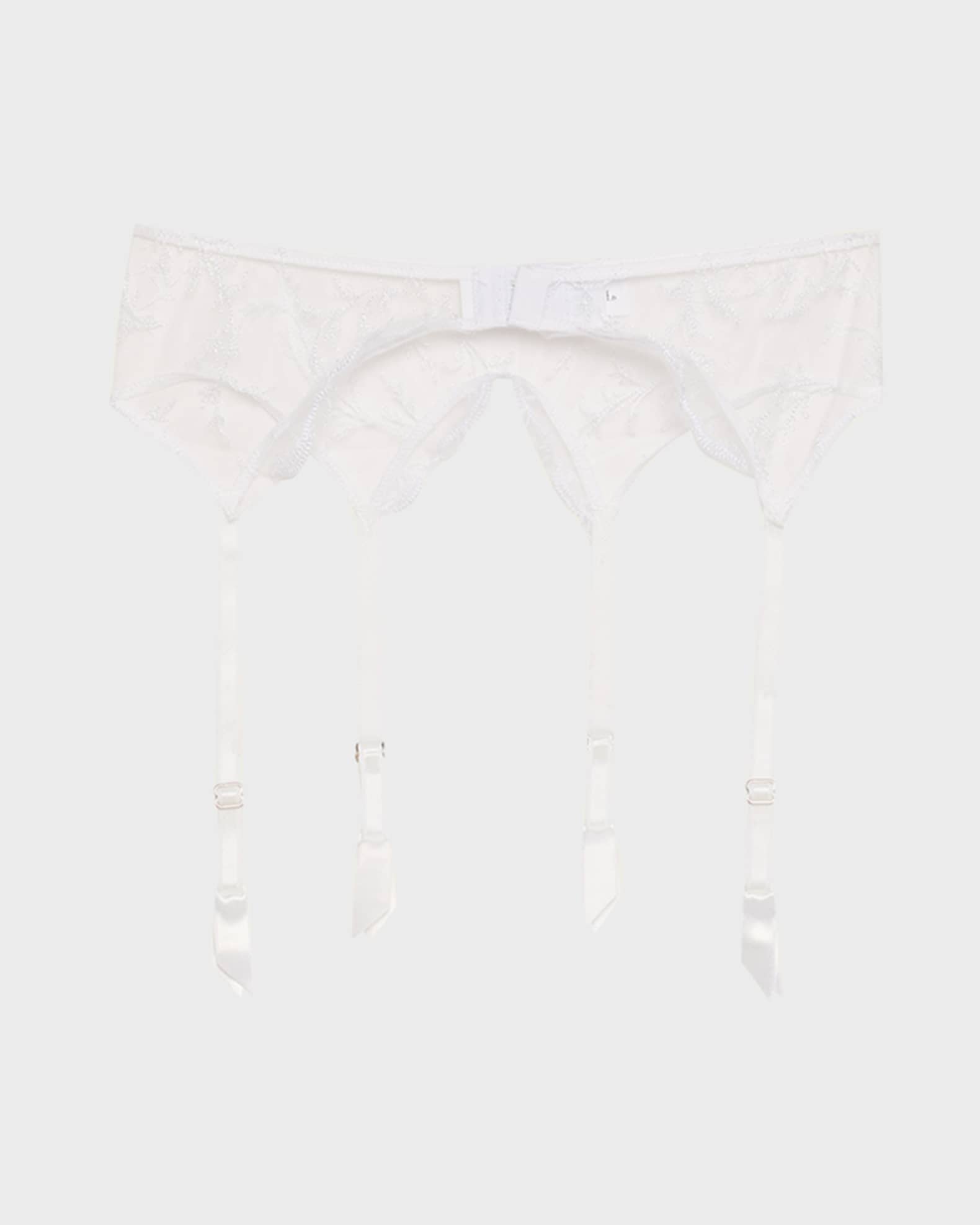 Lise Charmel Source Beaute Embroidered Lace Garter Belt | Neiman Marcus