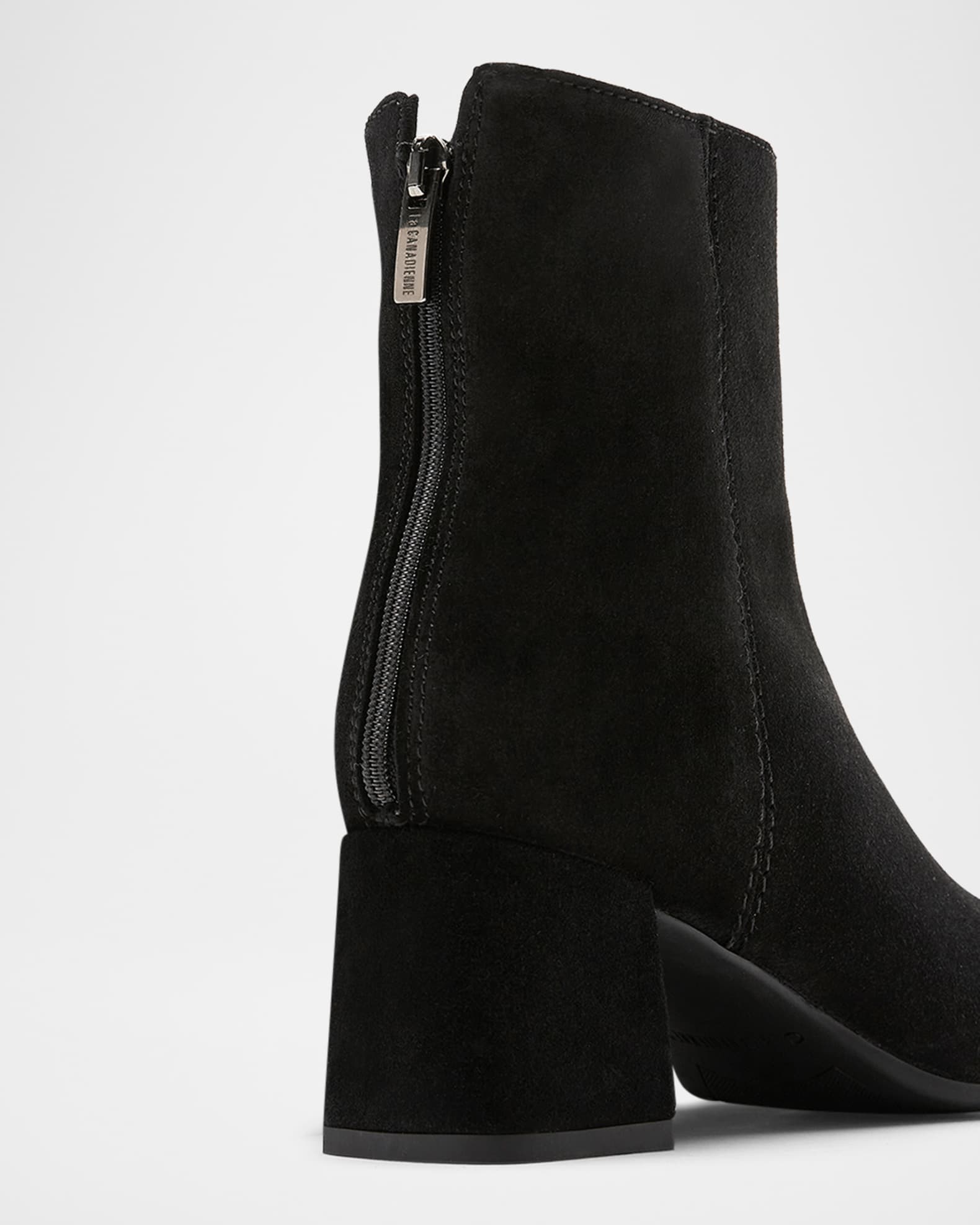 La Canadienne Jason Suede Ankle Booties | Neiman Marcus