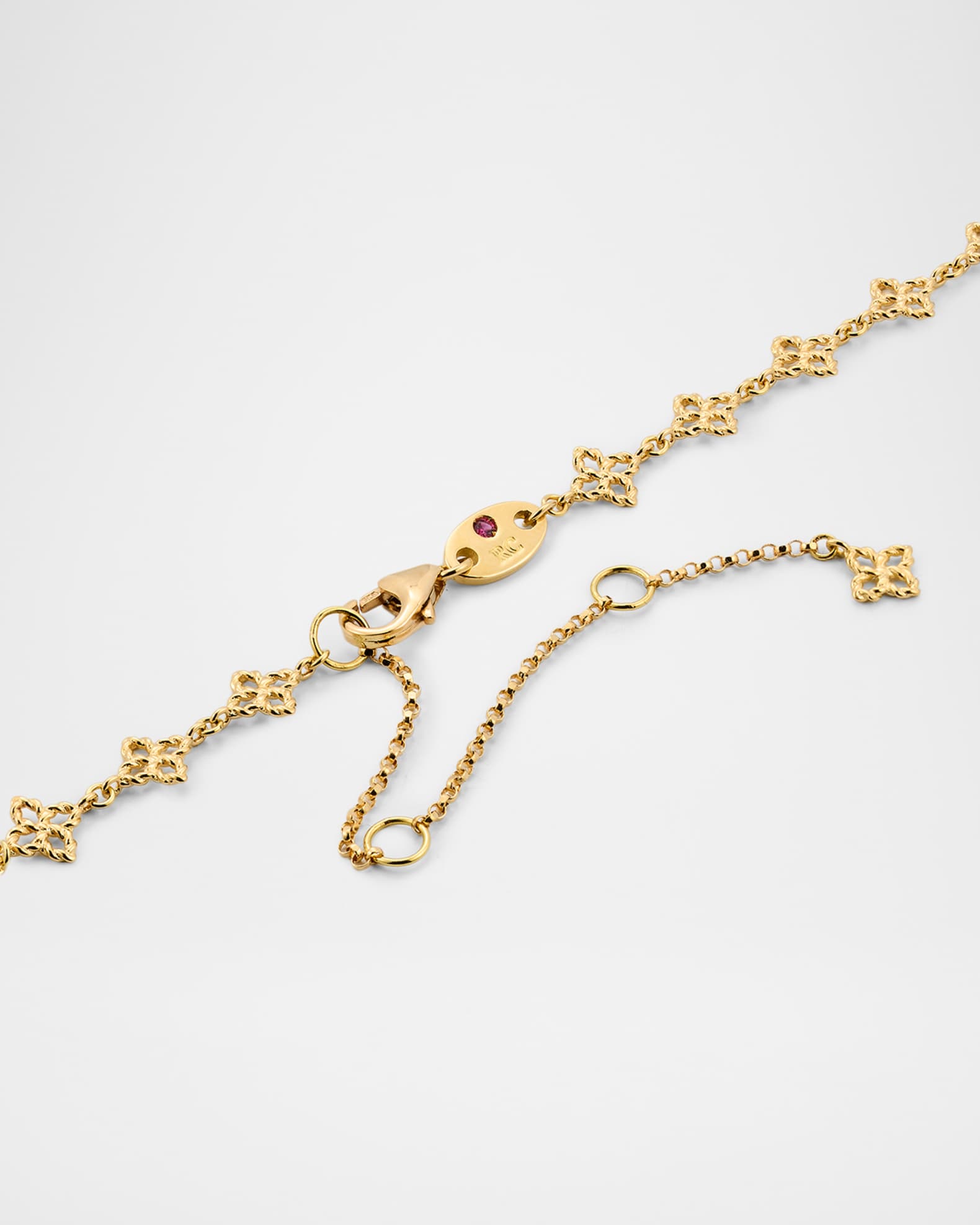 Roberto Coin 18K Yellow Gold Principessa Diamond Flower Pendant ...