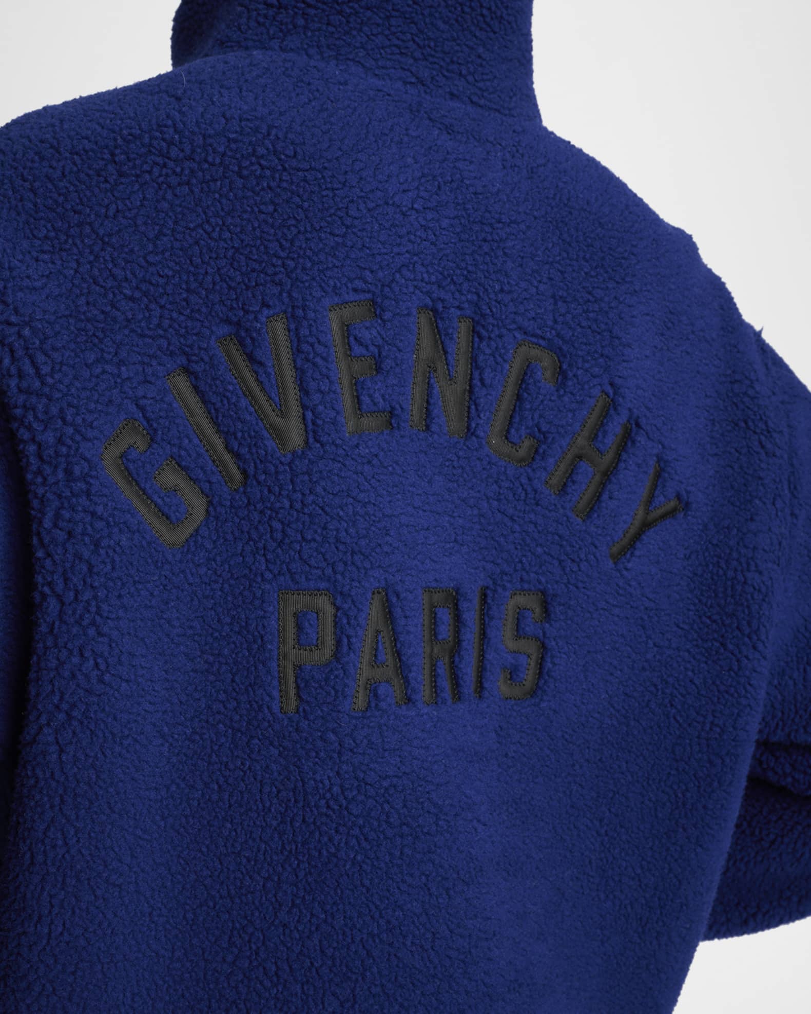 Givenchy Men's Logo Fleece Jacket | Neiman Marcus