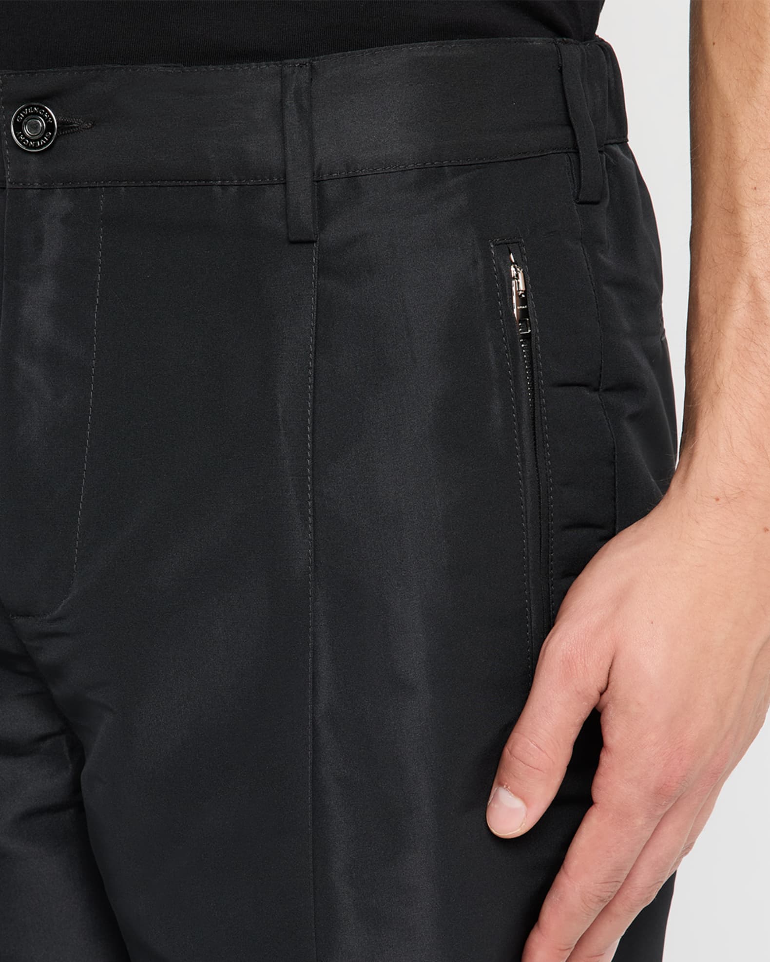 Givenchy Men's Zip-Pocket Pleated Joggers | Neiman Marcus