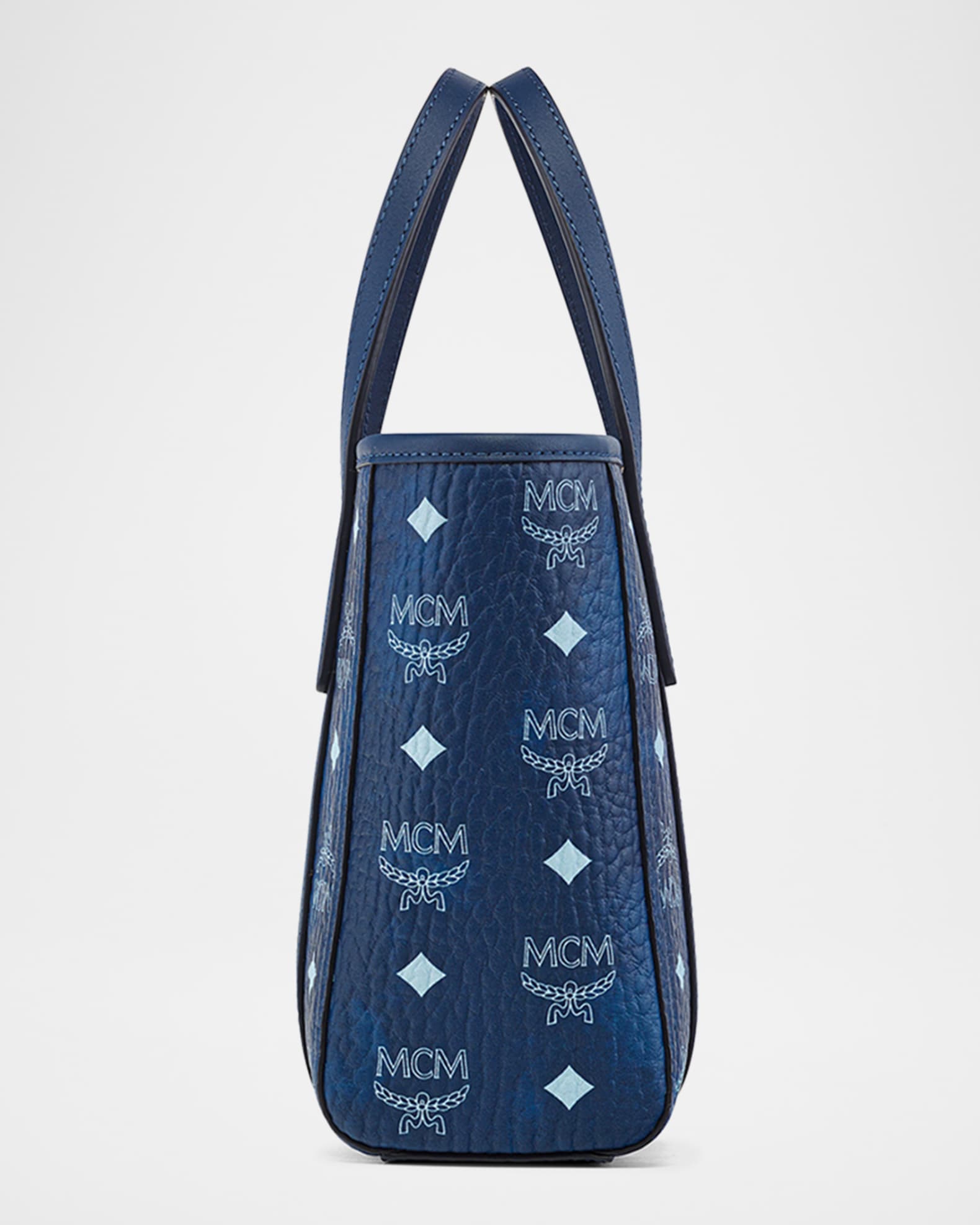 MCM Toni Mini Visetos Shopper Top-Handle Bag | Neiman Marcus