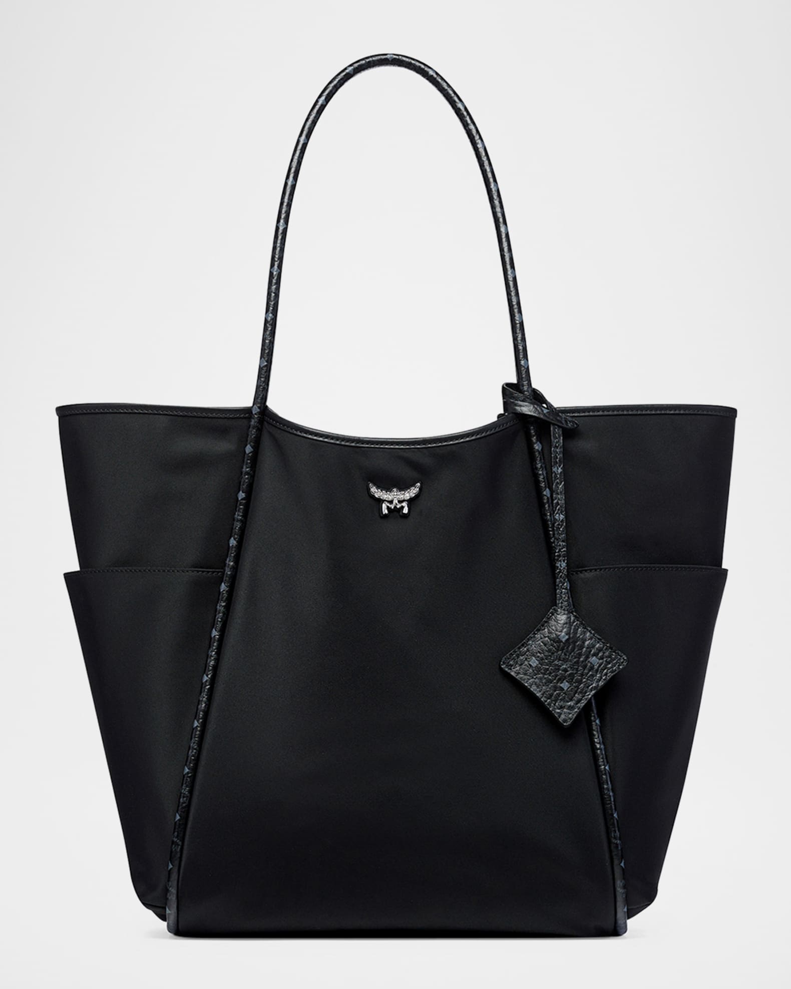 MCM Aren Extra Large Nylon Shopper Tote Bag | Neiman Marcus