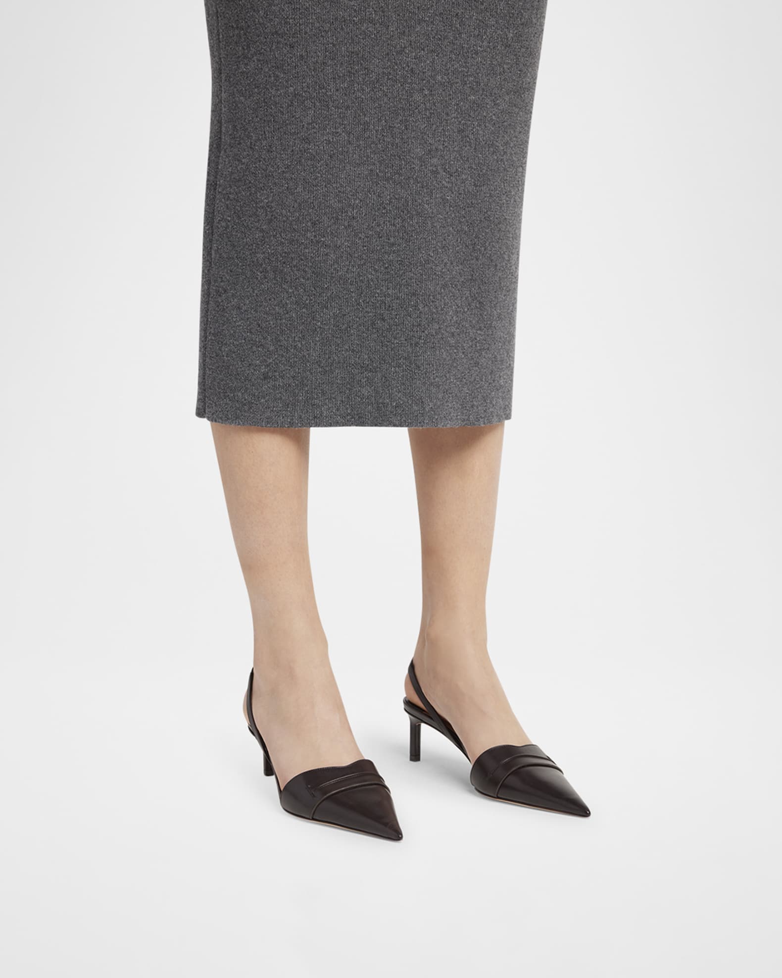 TOM FORD Eva Soft Calf Leather Slingback Pumps | Neiman Marcus