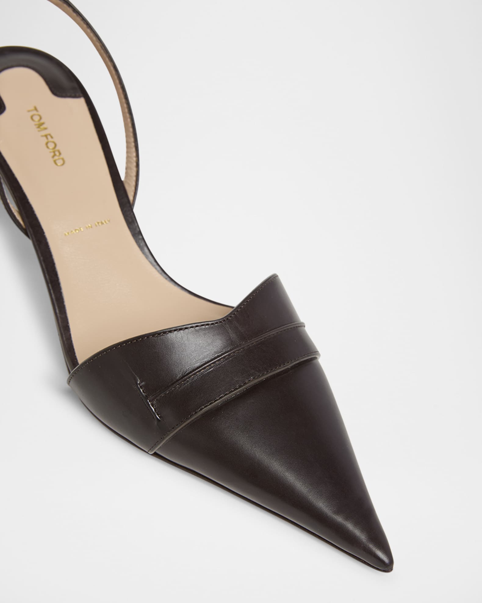 TOM FORD Eva Soft Calf Leather Slingback Pumps | Neiman Marcus