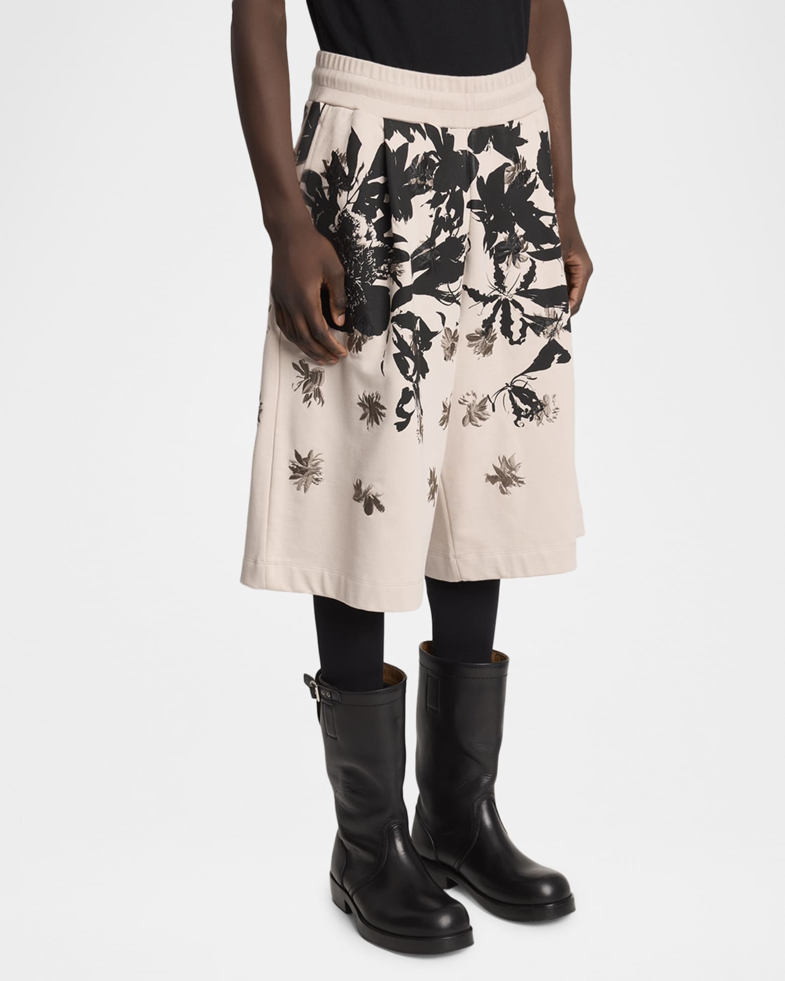 Dries Van Noten Men's Hatoy Cotton Floral Embroidered Long Pull-On ...