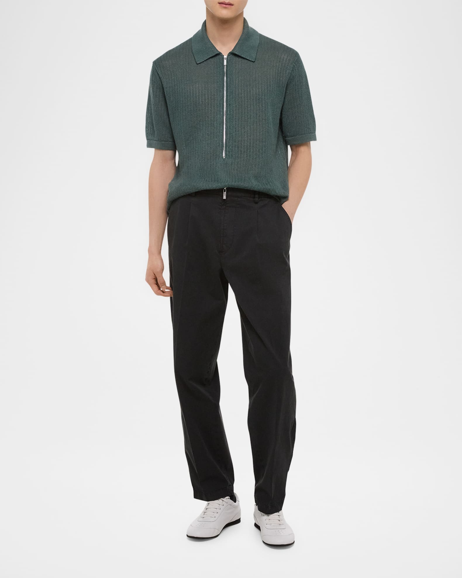 Men's Pleated Loose Fit Zoot Pants | Neiman Marcus