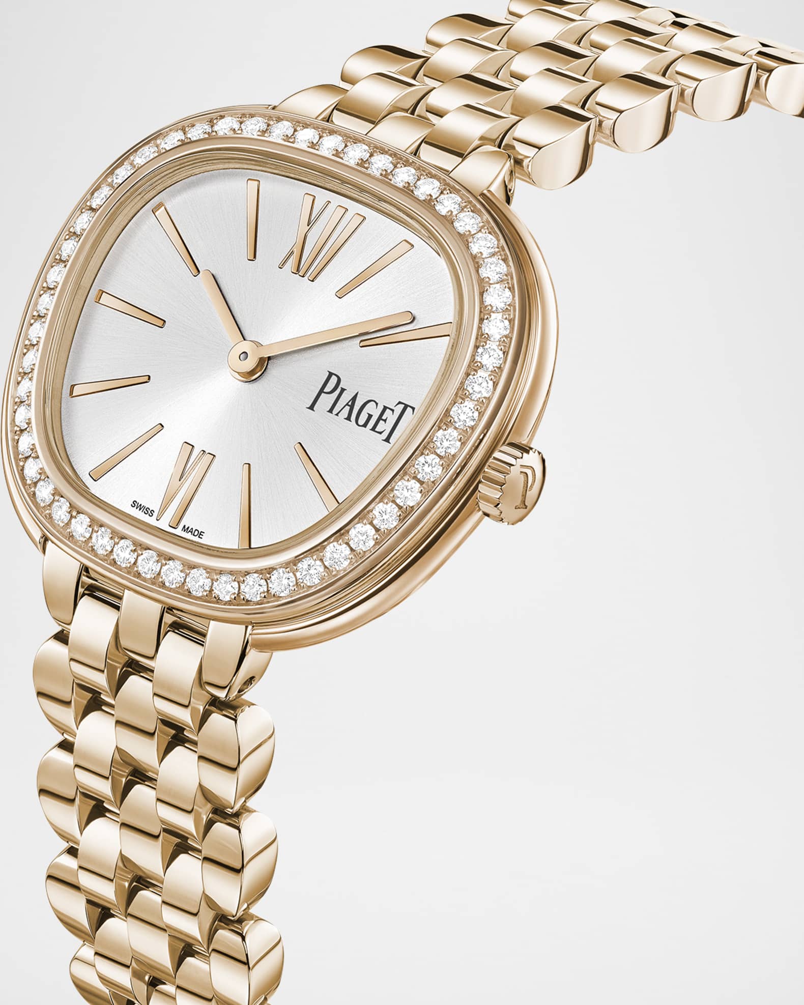 PIAGET 29mm 18K Rose Gold Diamond Bezel Sixtie Watch | Neiman Marcus