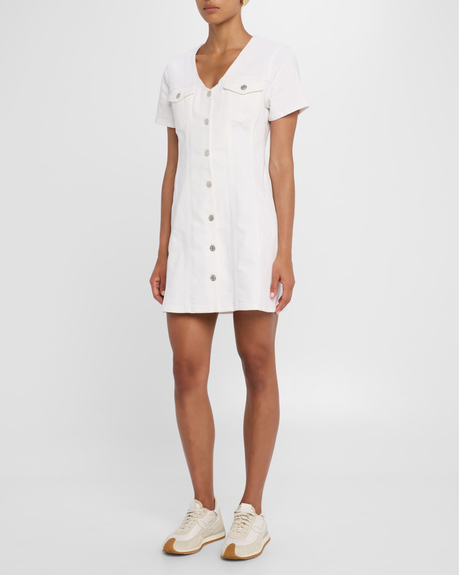 Rails Saratoga Denim Mini Dress | Neiman Marcus