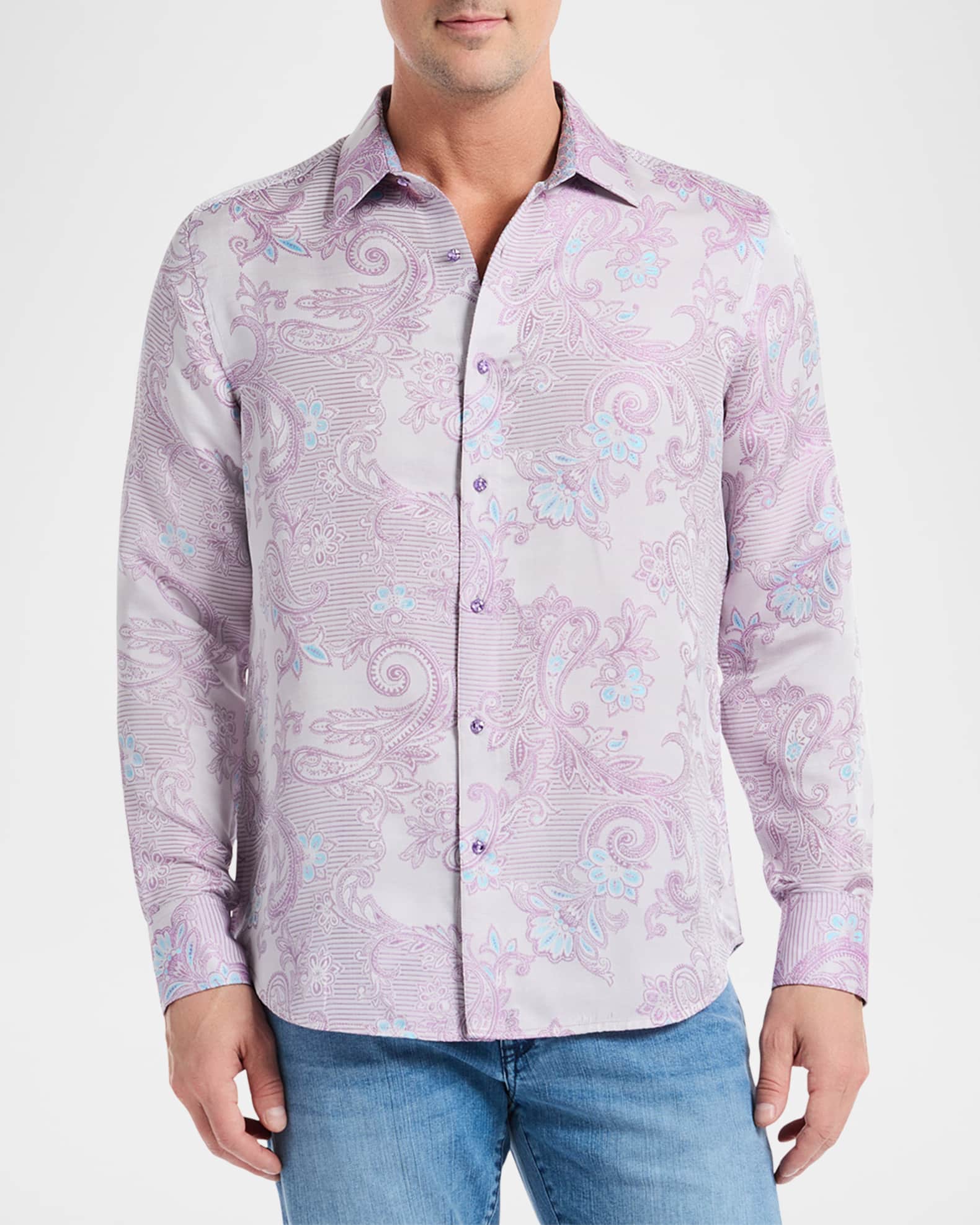 Robert Graham Men's Paisley Sport Shirt | Neiman Marcus