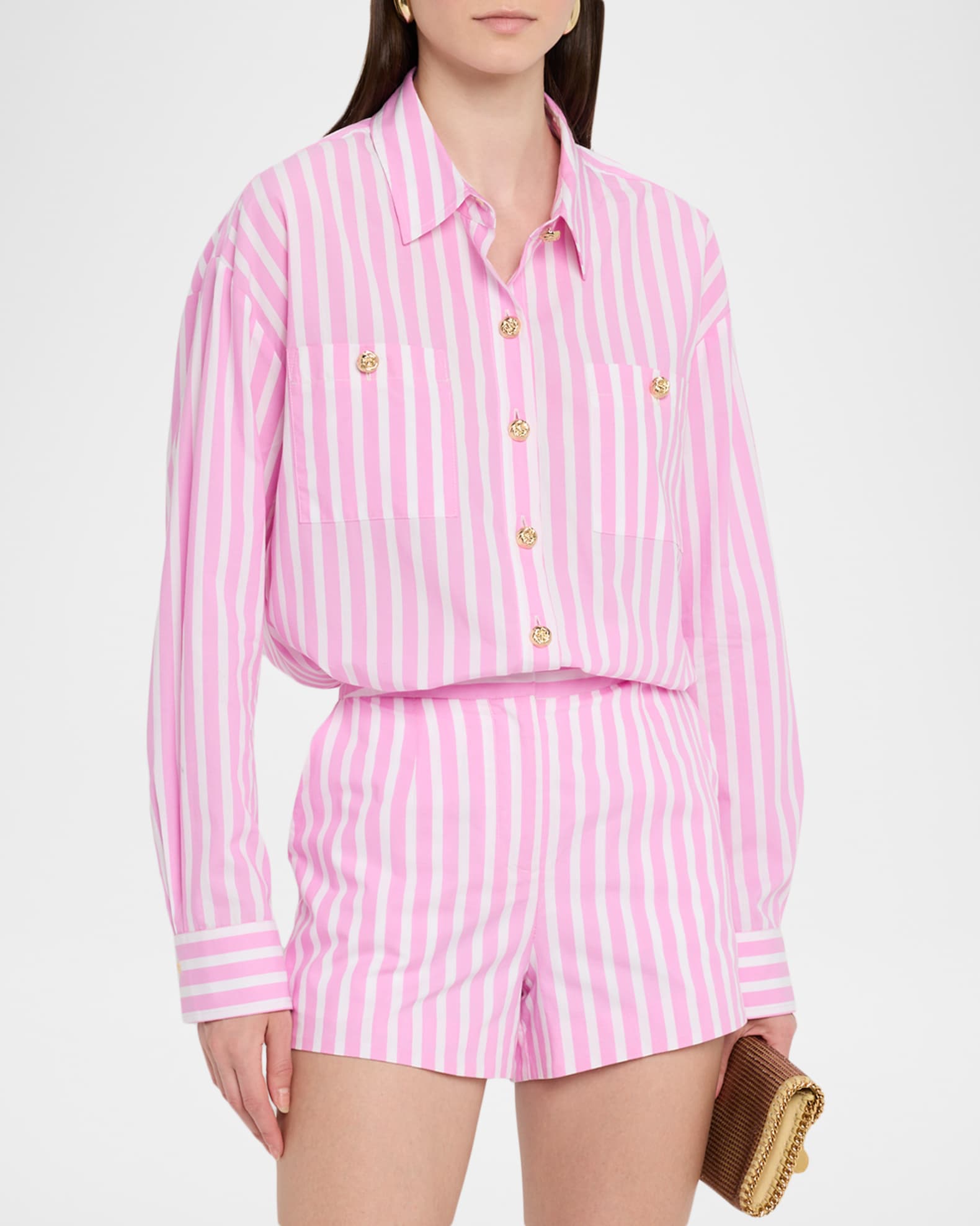 Generation Love Meggy Long-Sleeve Poplin Shirt | Neiman Marcus