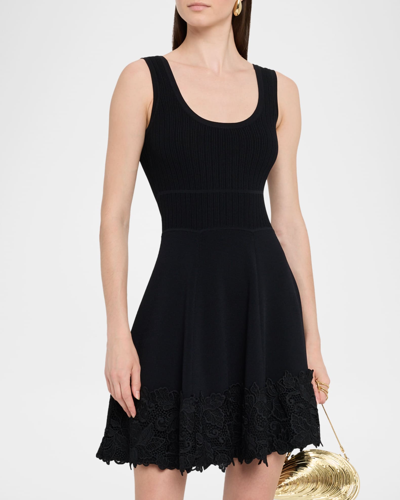 Generation Love Orpheus Lace Combo Mini Dress | Neiman Marcus