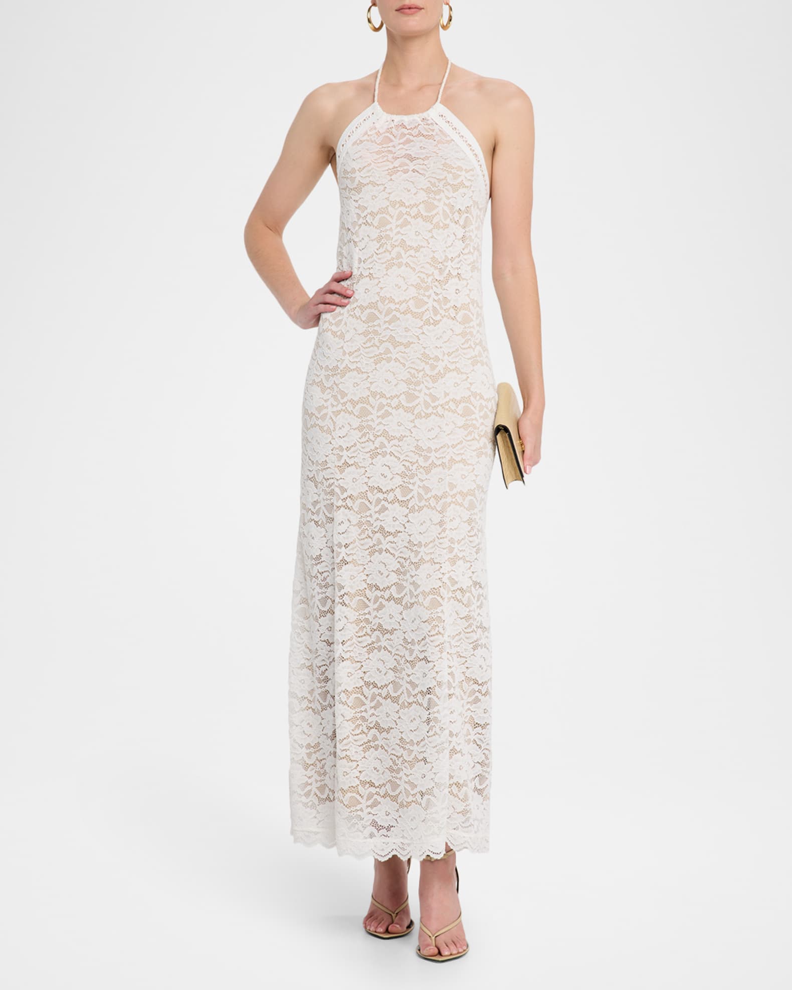 Generation Love Garcia Lace Halter Dress | Neiman Marcus