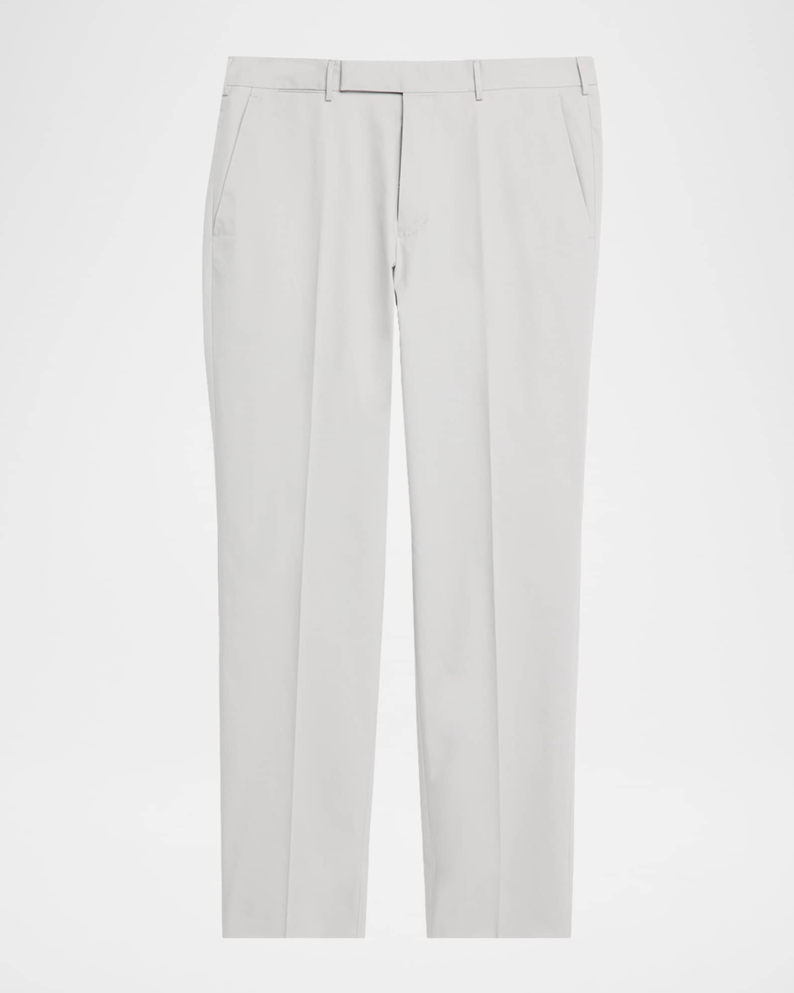 ZEGNA Men's Cotton-Stretch Modern Fit Trousers | Neiman Marcus