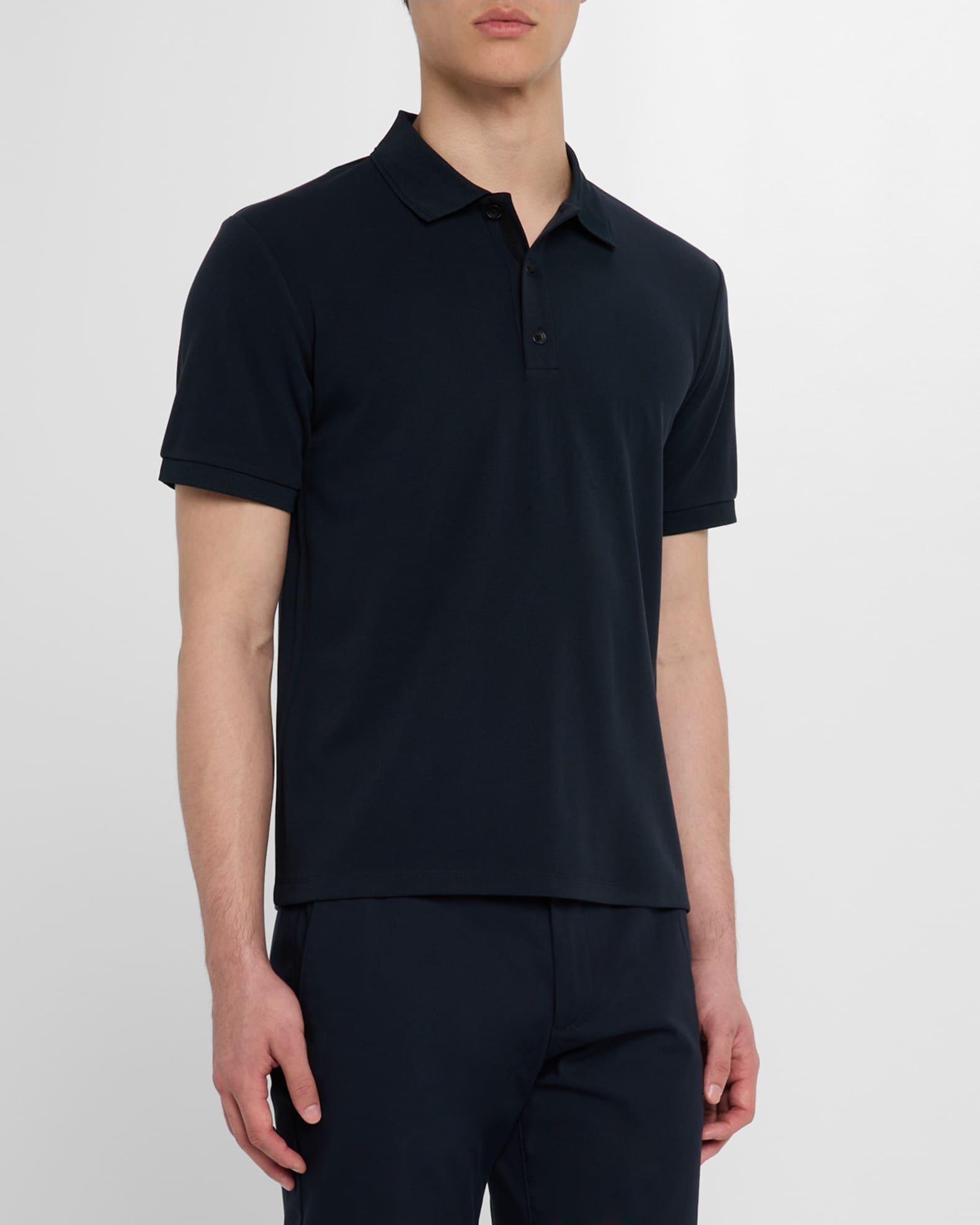 Rag & Bone Men's Tech Stretch Pique Polo Shirt | Neiman Marcus